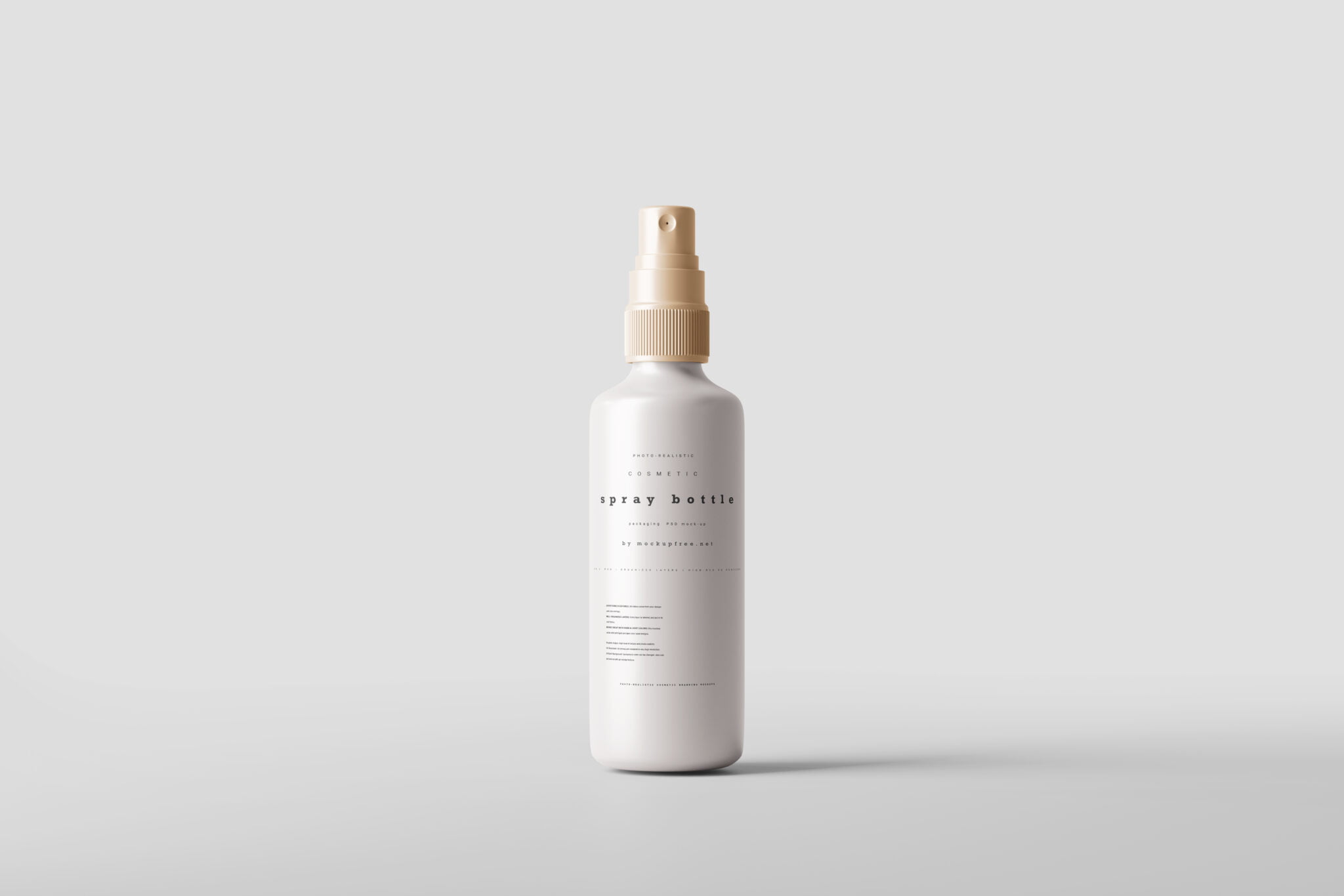 Spray Bottle Mockup Set - Mockup Free