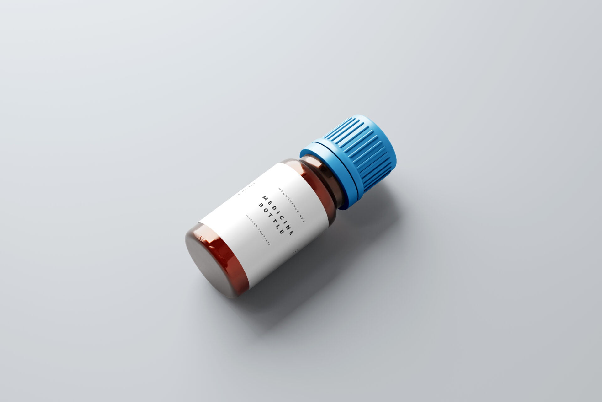Small Medicine Bottle Mockups - Mockup Free