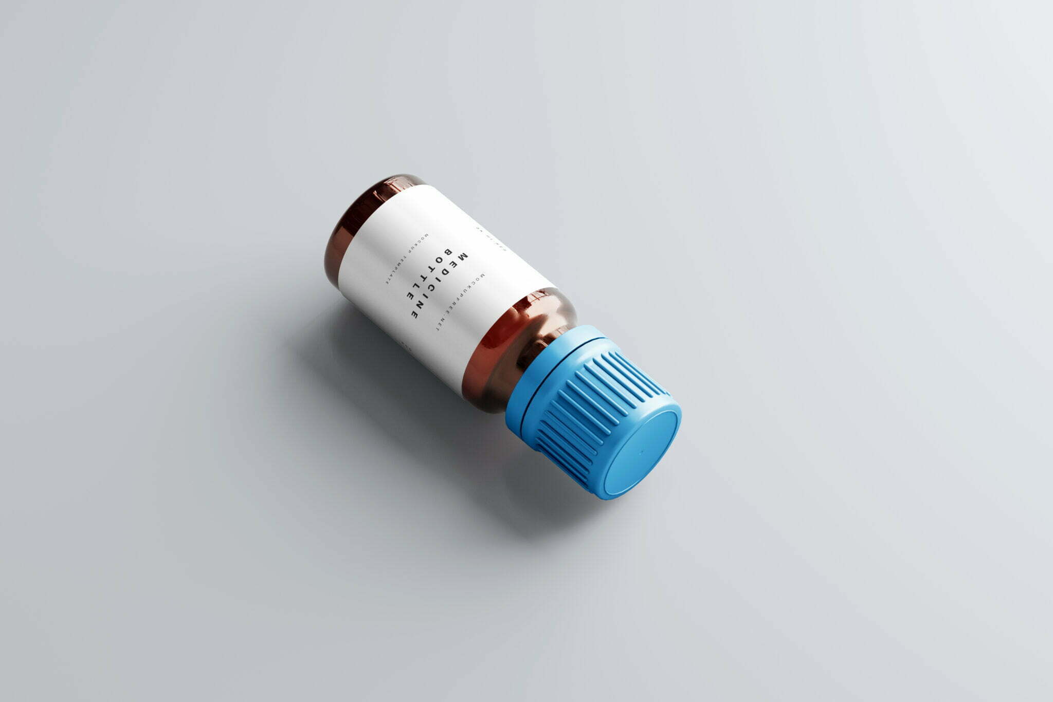 Small Medicine Bottle Mockups - Mockup Free