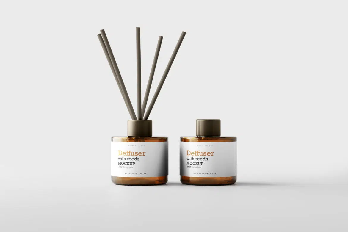 Reed Diffuser Mockups - Mockup Free Reed Diffuser Mockups - Mockup Free