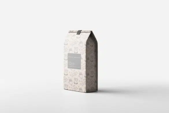 Fast Food Bag Mockup - Mockup Free