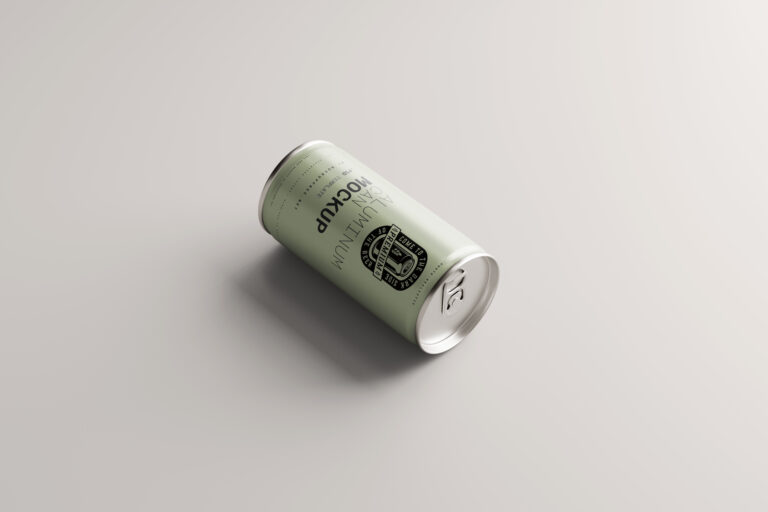250ml Can Mockups - Mockup Free