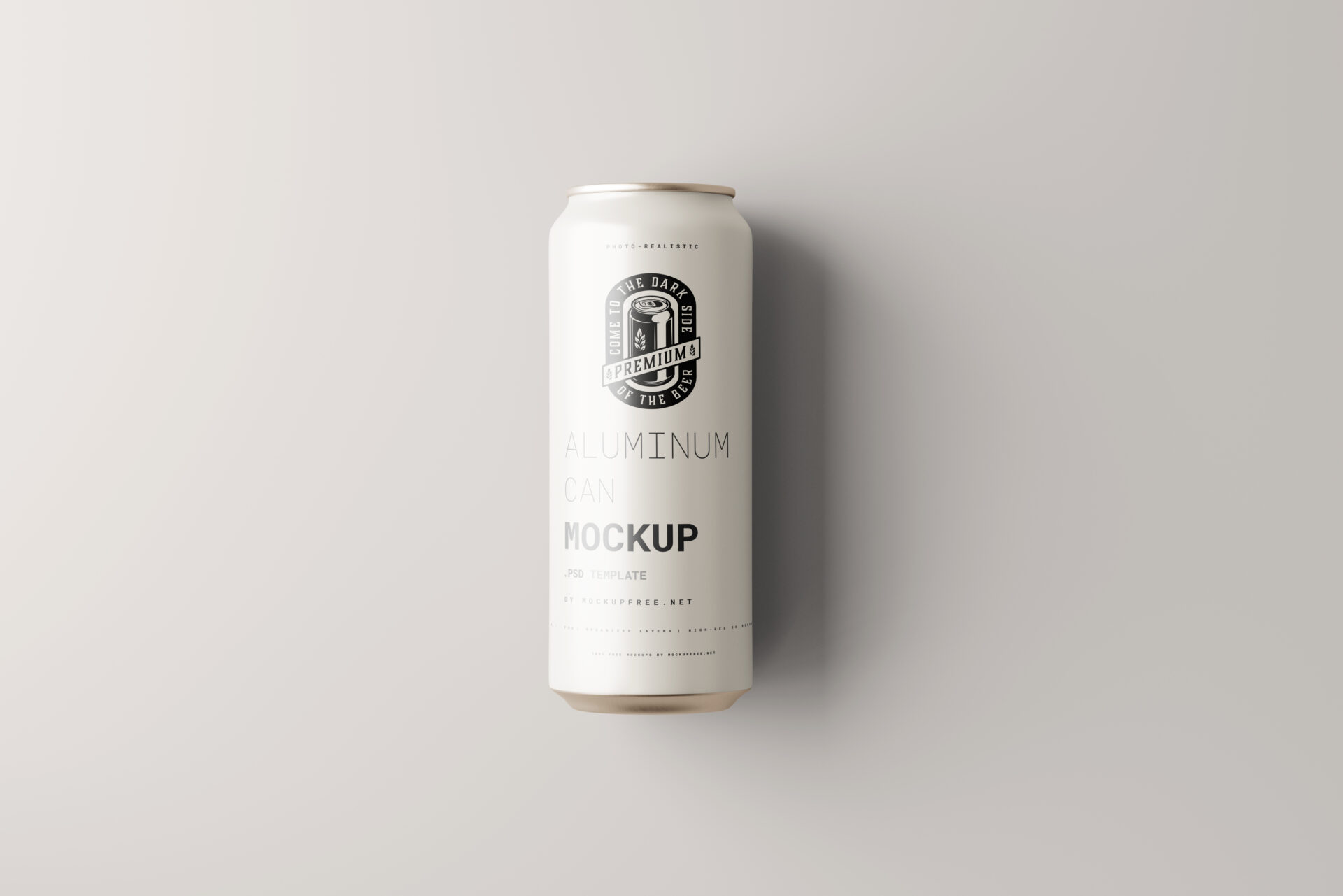 500ml Aluminum Can Mockups - Mockup Free
