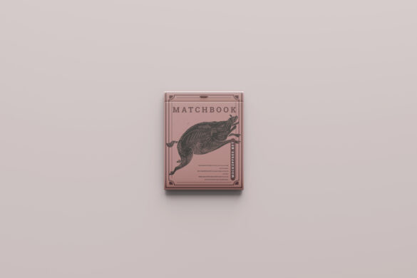 Matchbook Mockups - Mockup Free