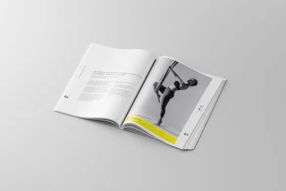 Open Magazine Mockups - Mockup Free Open Magazine Mockups - Mockup Free