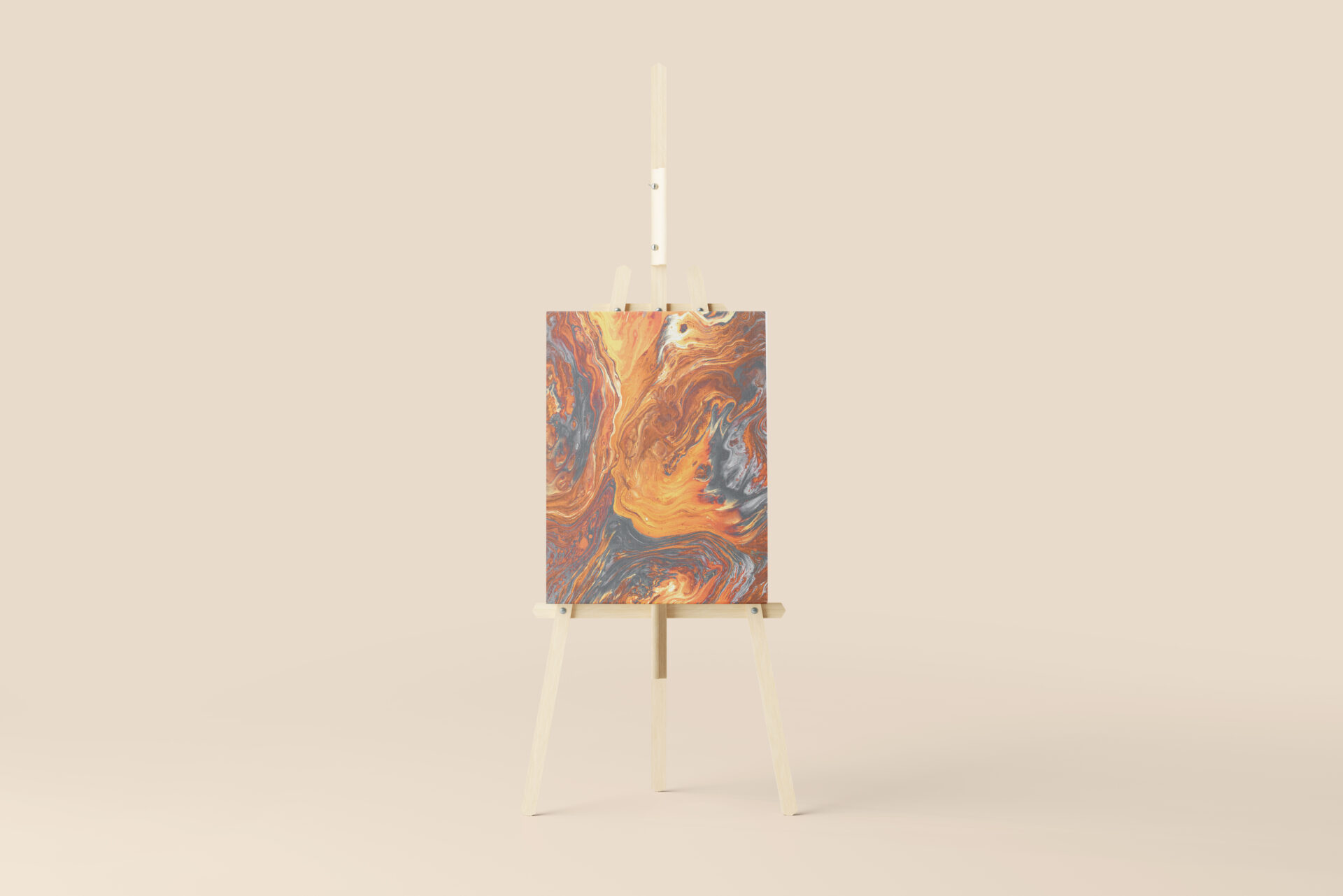 Easel and Canvas Mockups - Mockup Free