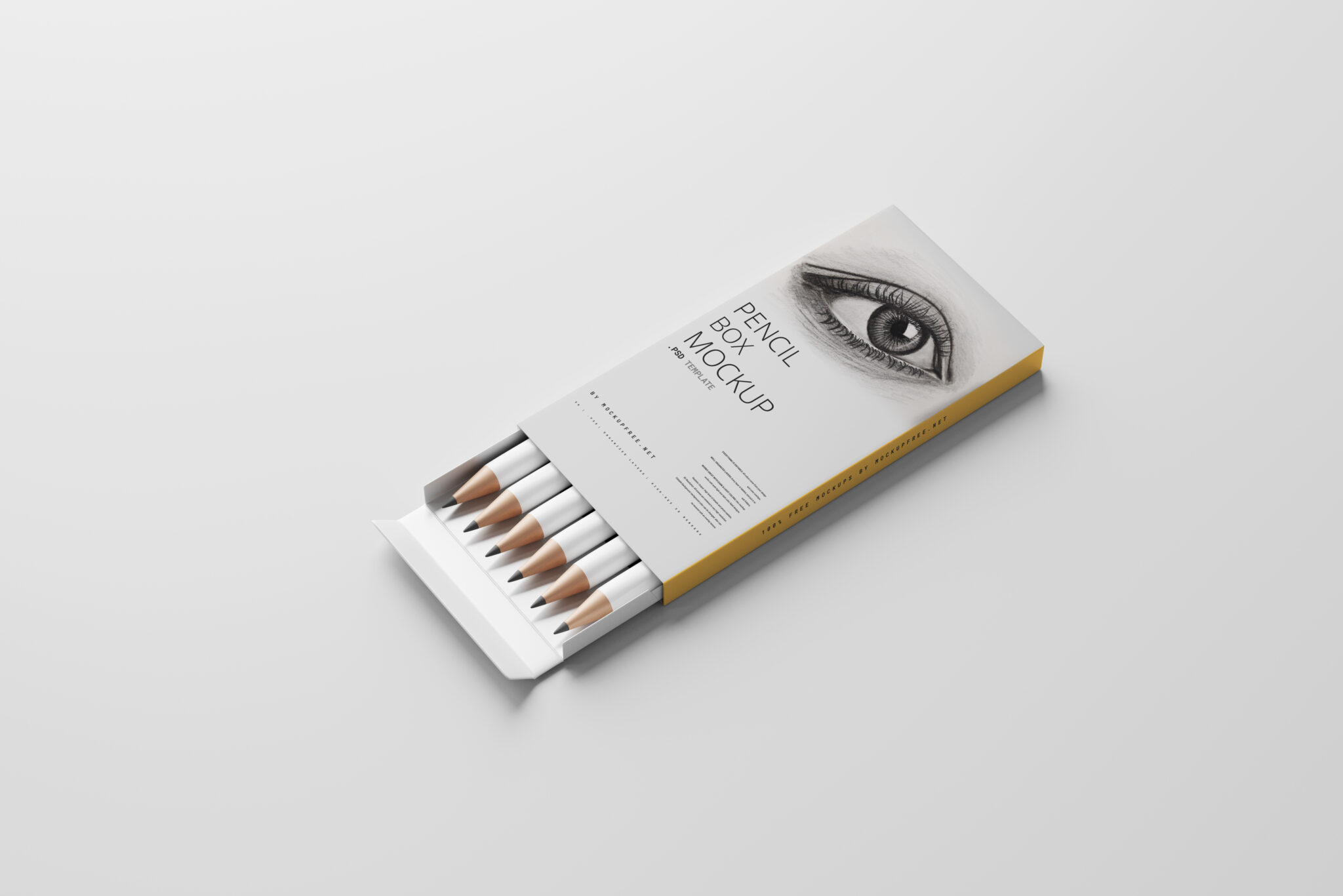 Pencil Box Mockups - Mockup Free