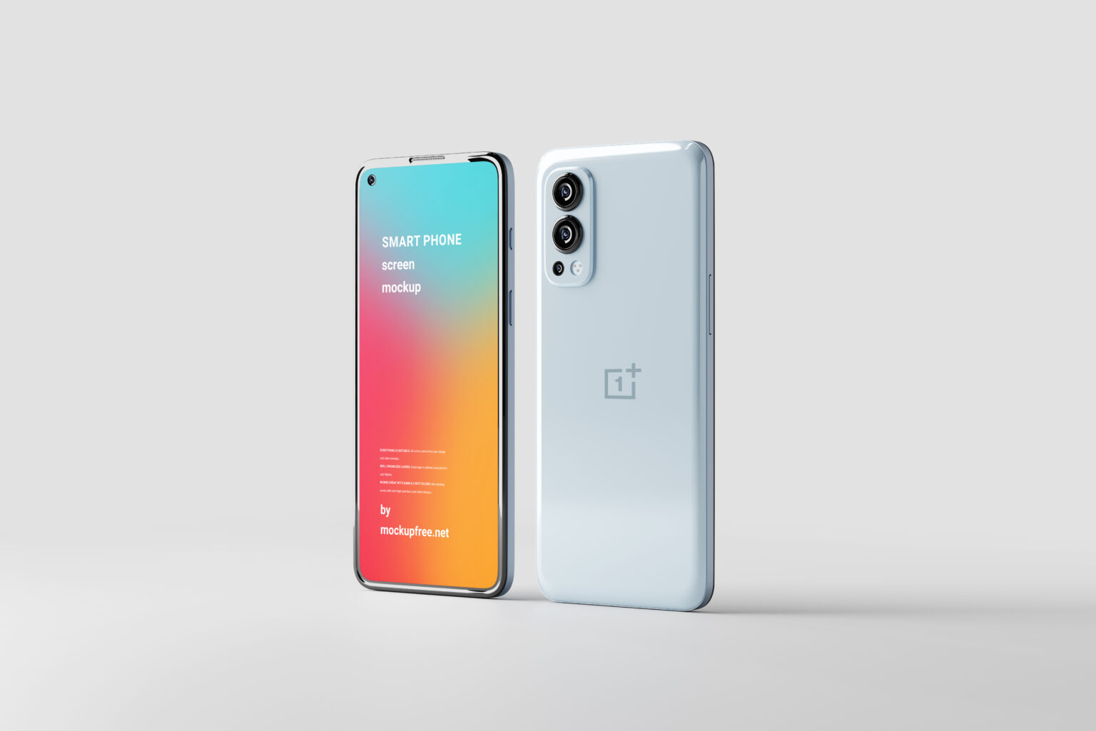 One Plus Nord 2 Phone Screen Mockups - Mockup Free