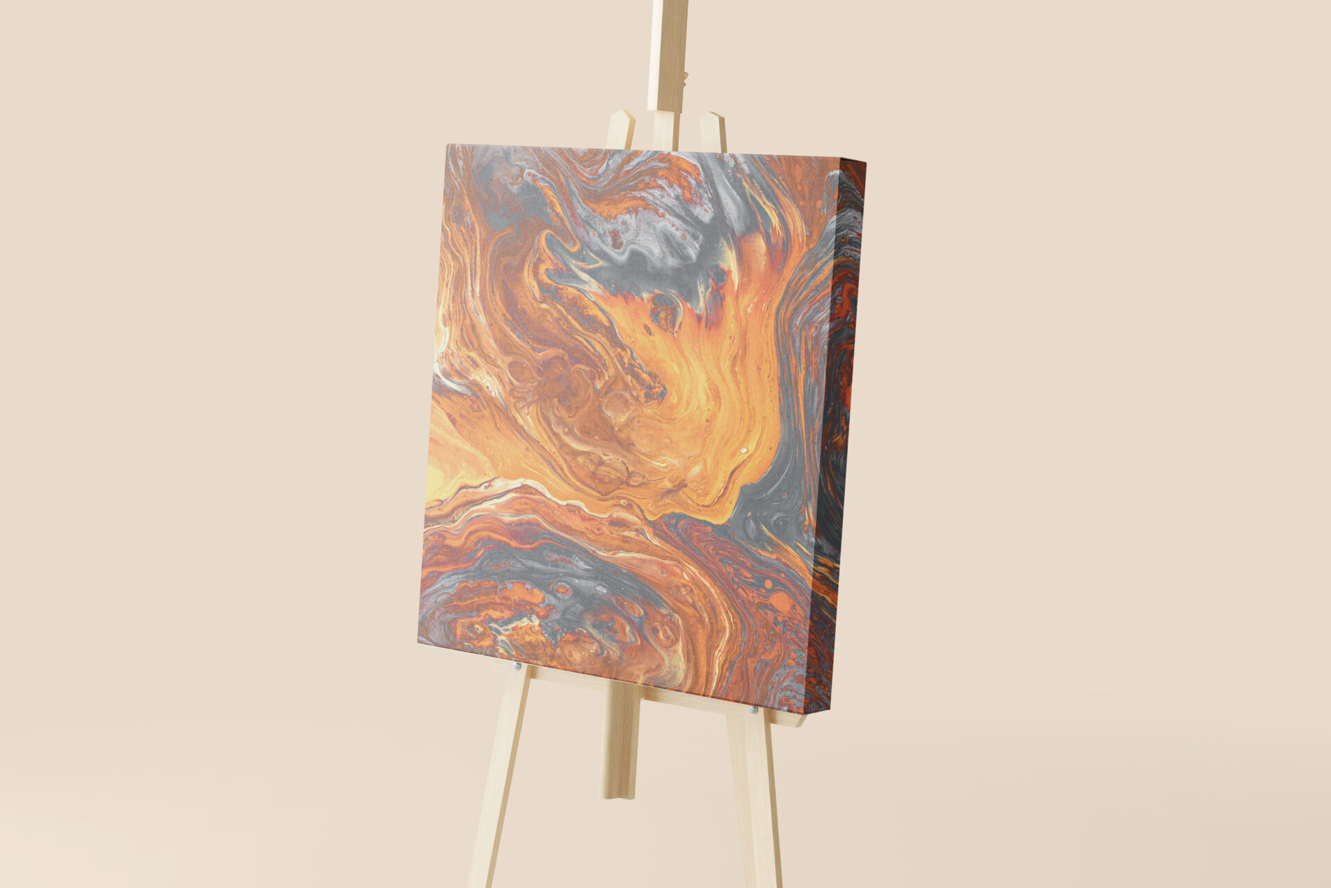 Easel and Canvas Mockups - Mockup Free