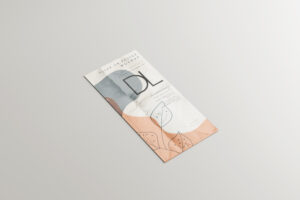 DL Size Flyer or Poster Mockup - Mockup Free
