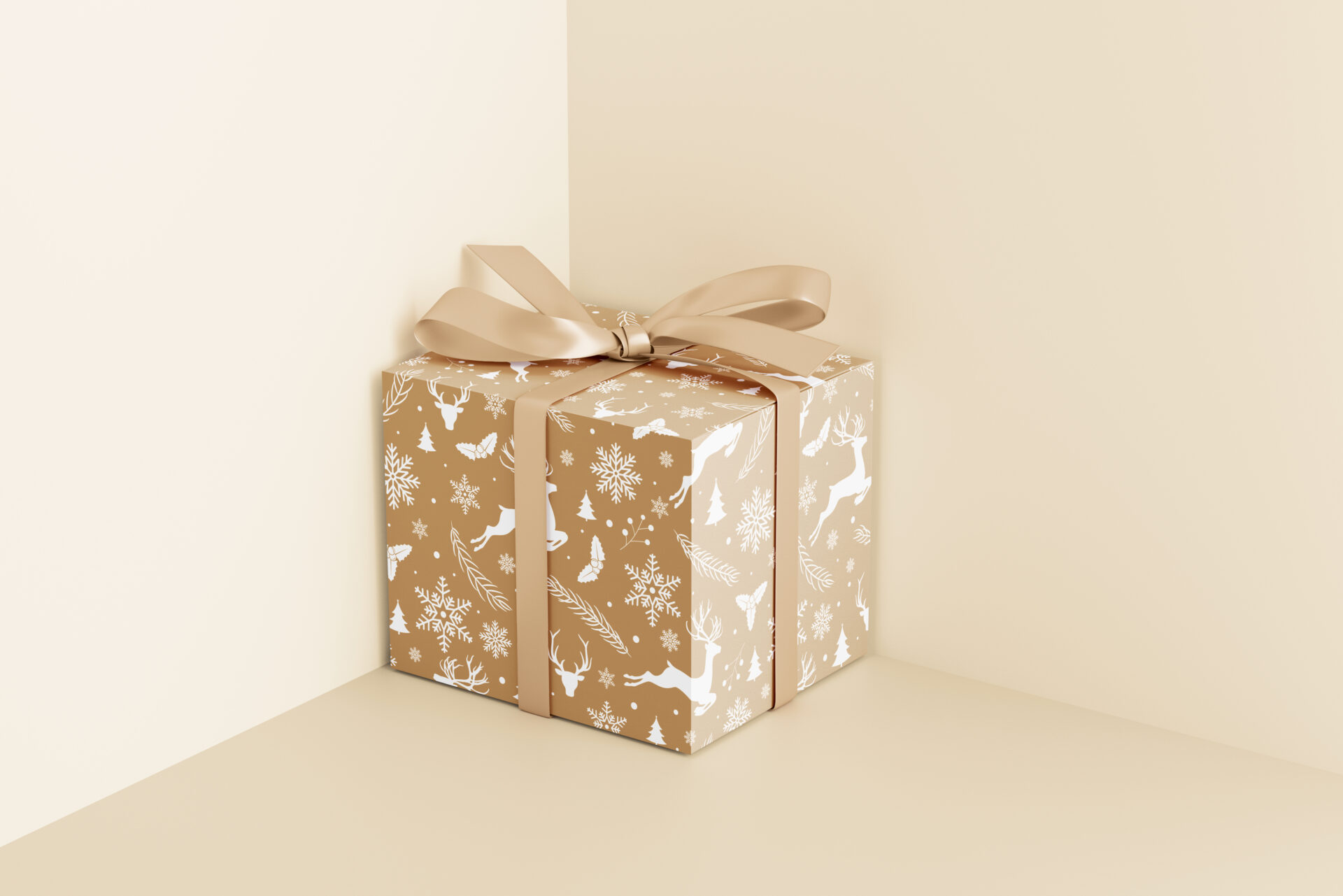 Gift Box Mockup - Mockup Free