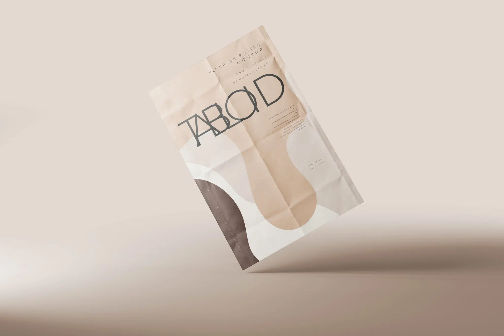 Tabloid Size Flyer or Poster Mockup - Mockup Free