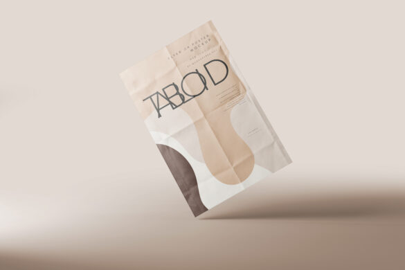 Tabloid Size Flyer or Poster Mockup - Mockup Free