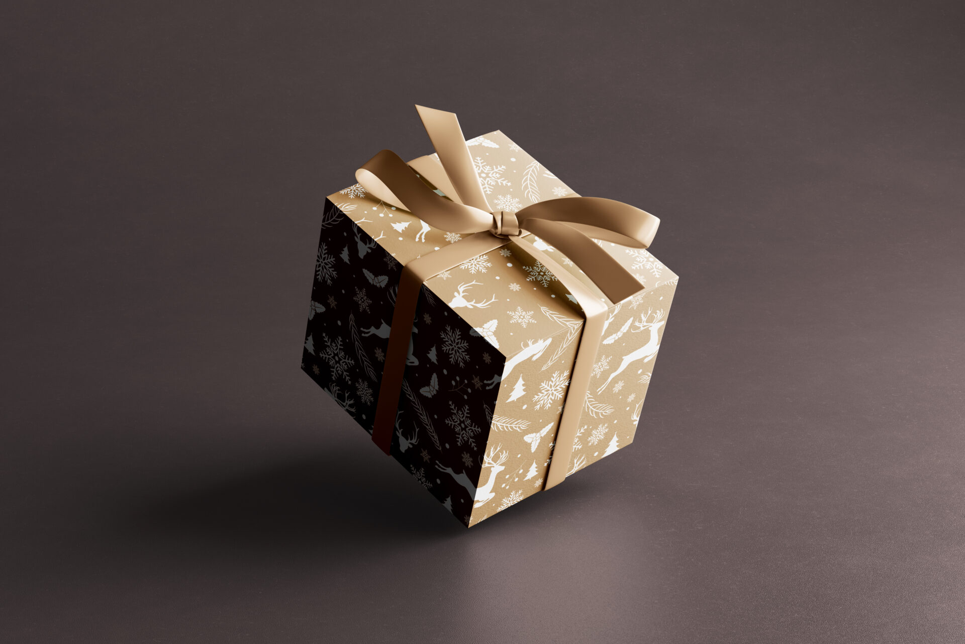 Gift Box Mockup - Mockup Free