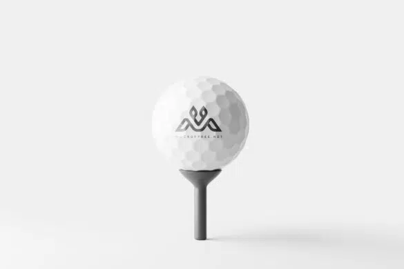 Golf Ball Mockup - Mockup Free