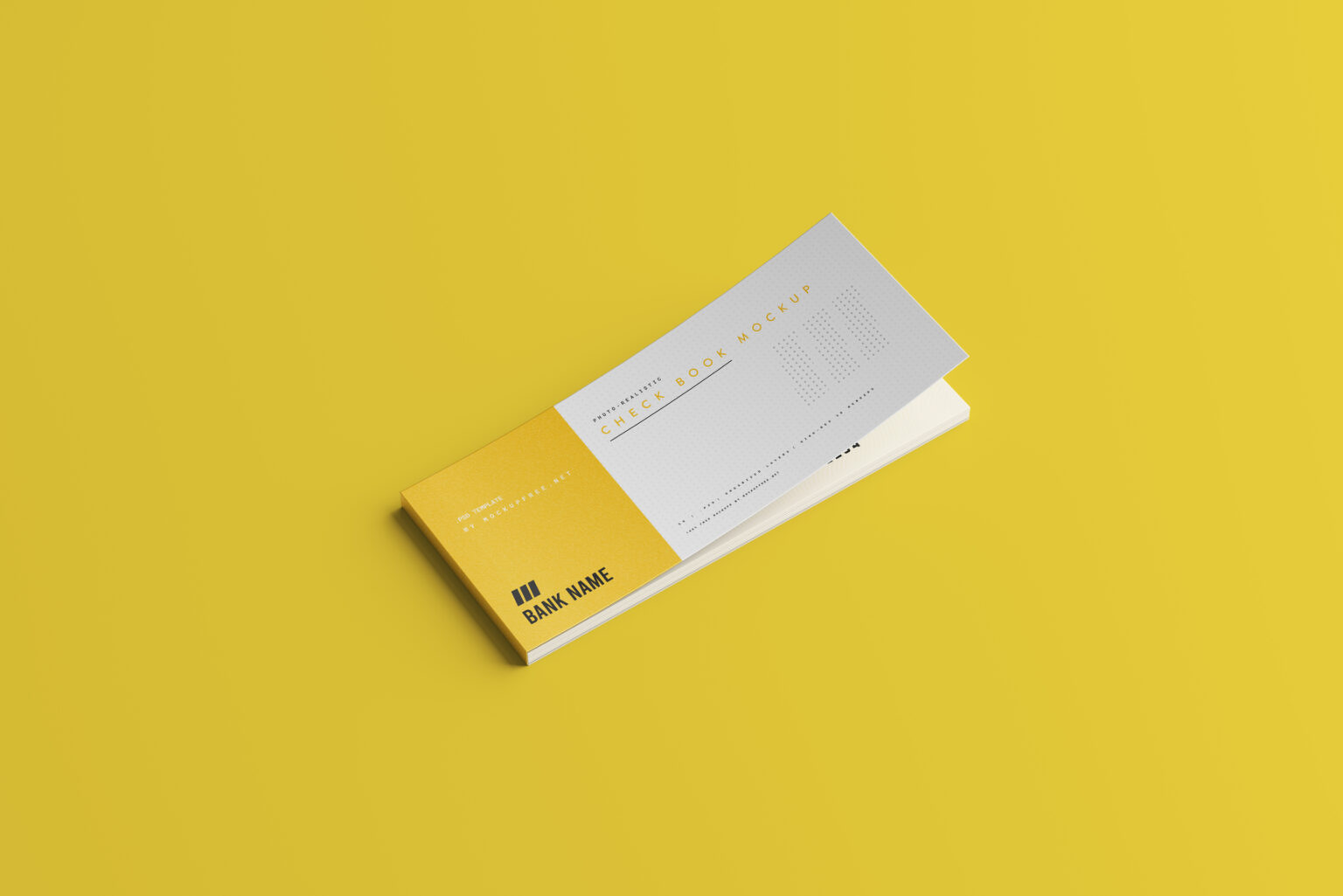Check Book Mockup - Mockup Free