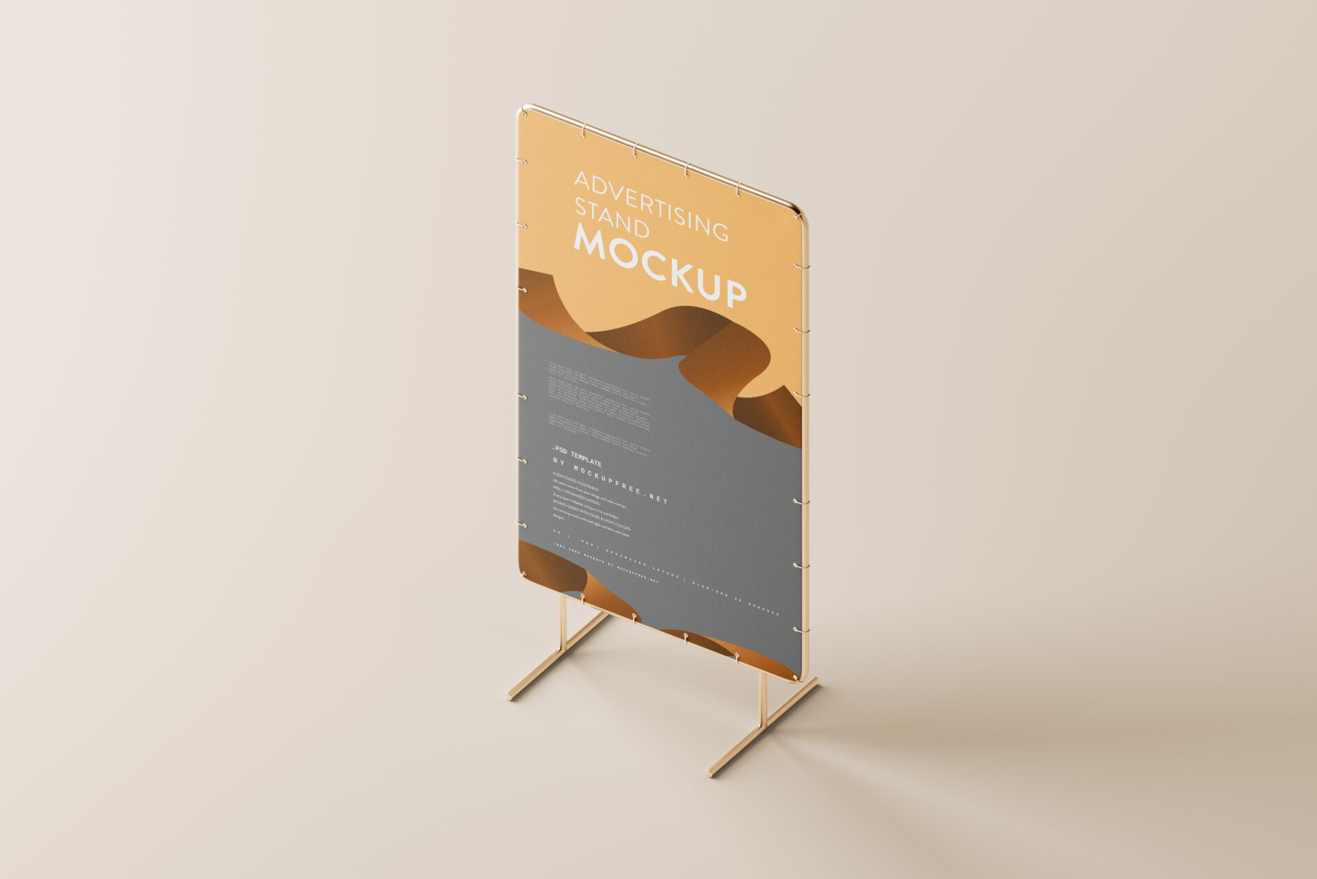Advertising Stand Mockup - Mockup Free