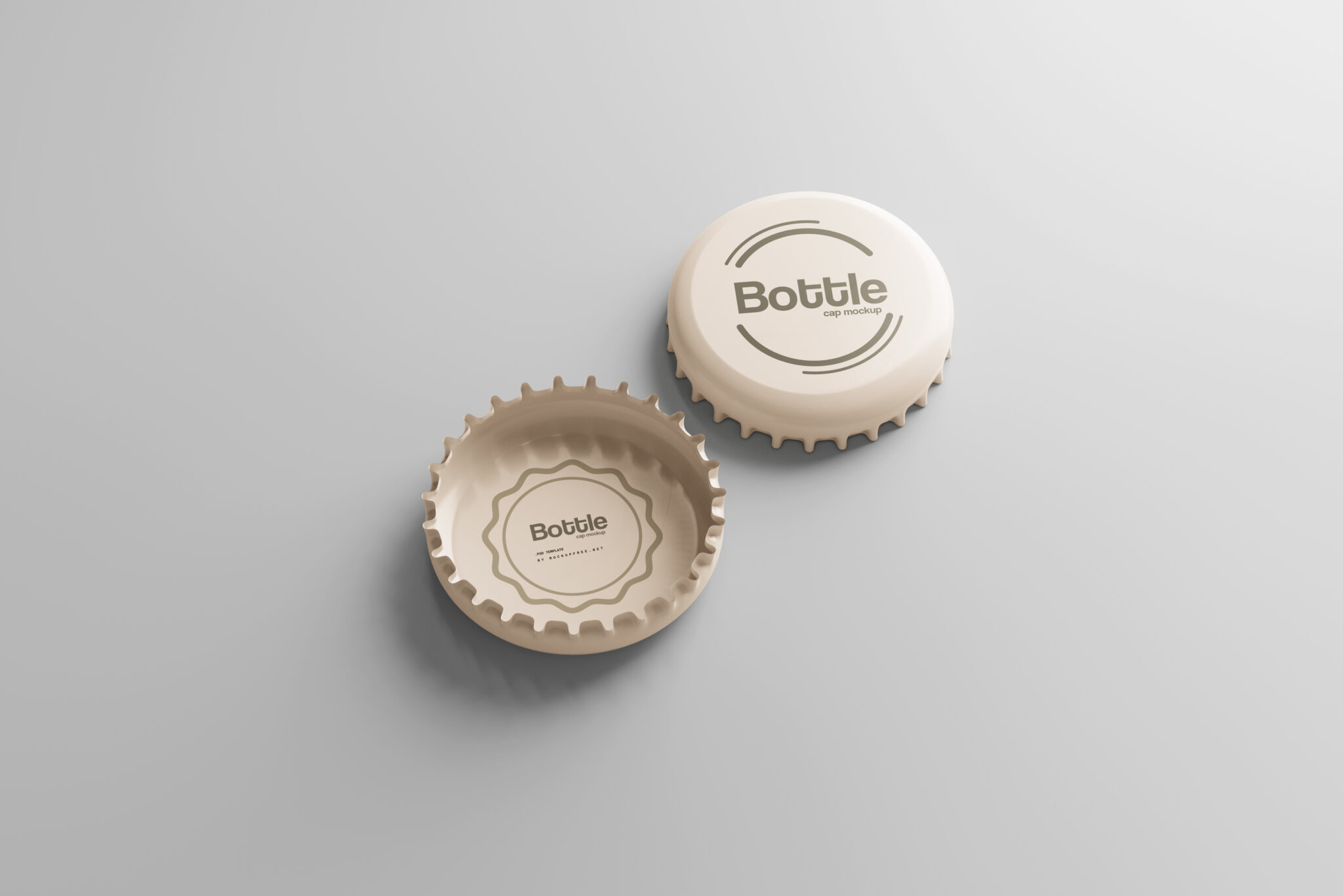 Bottle Cap Mockup - Mockup Free