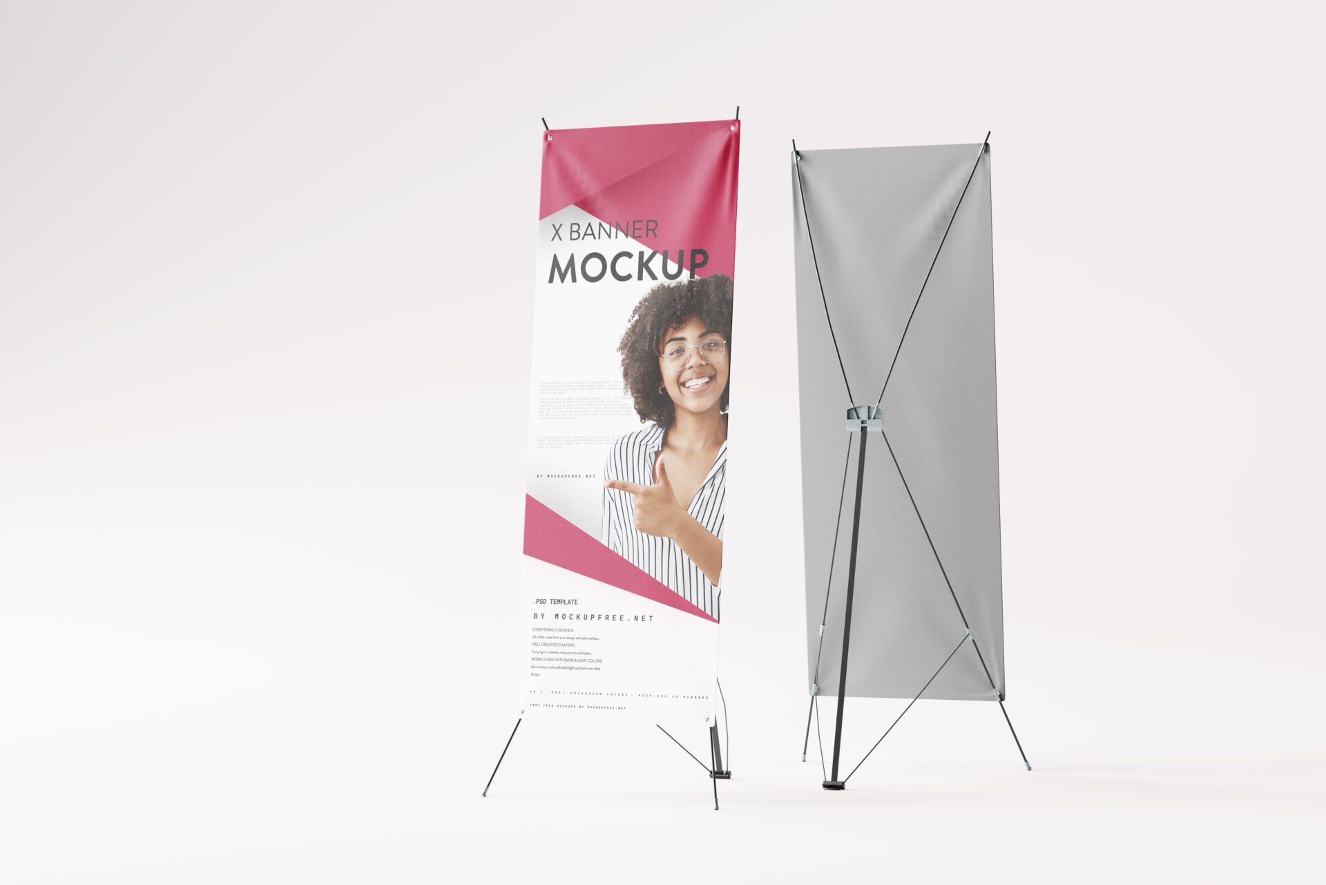 X-Banner Mockup - Mockup Free