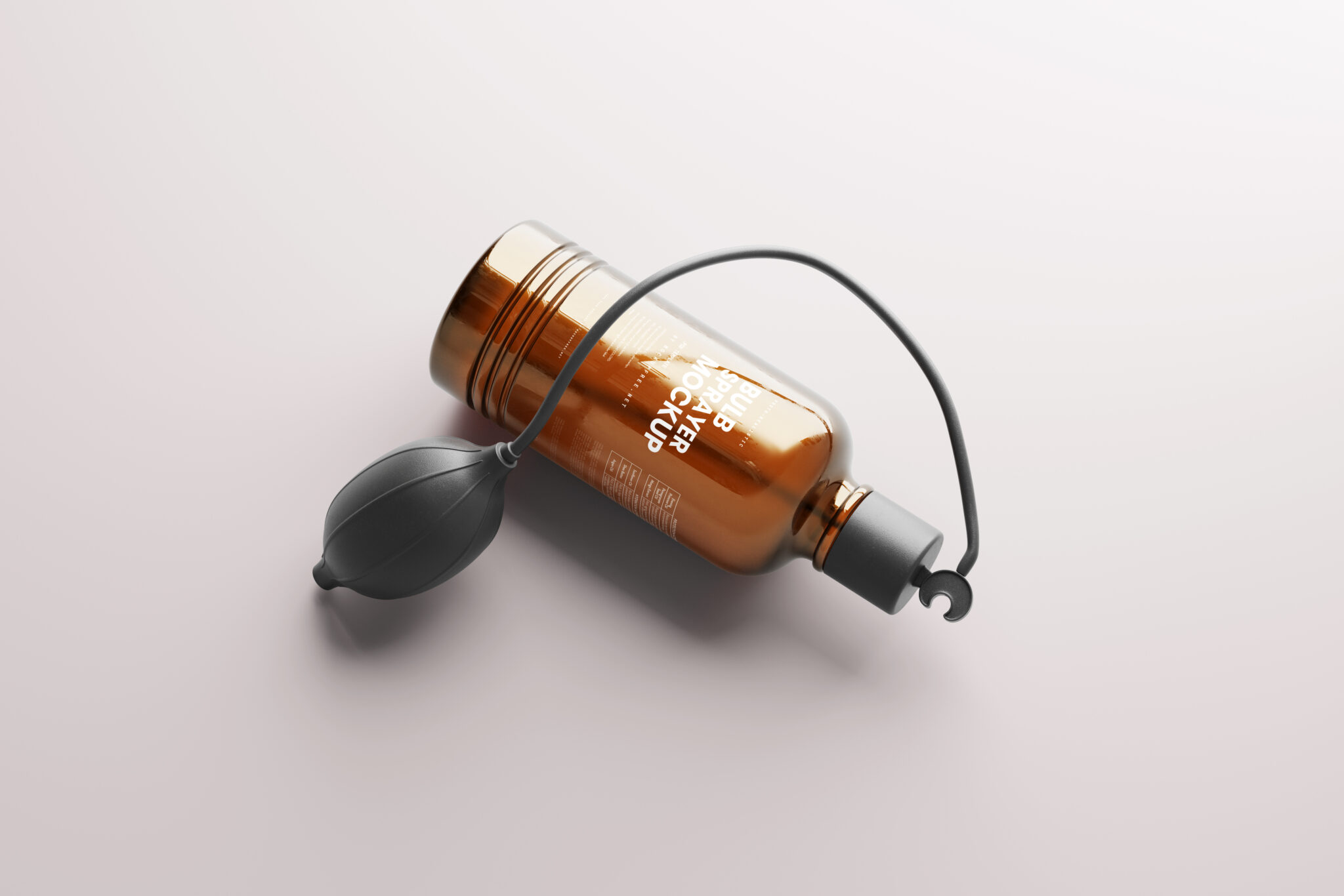 Bulb Sprayer Mockup - Mockup Free