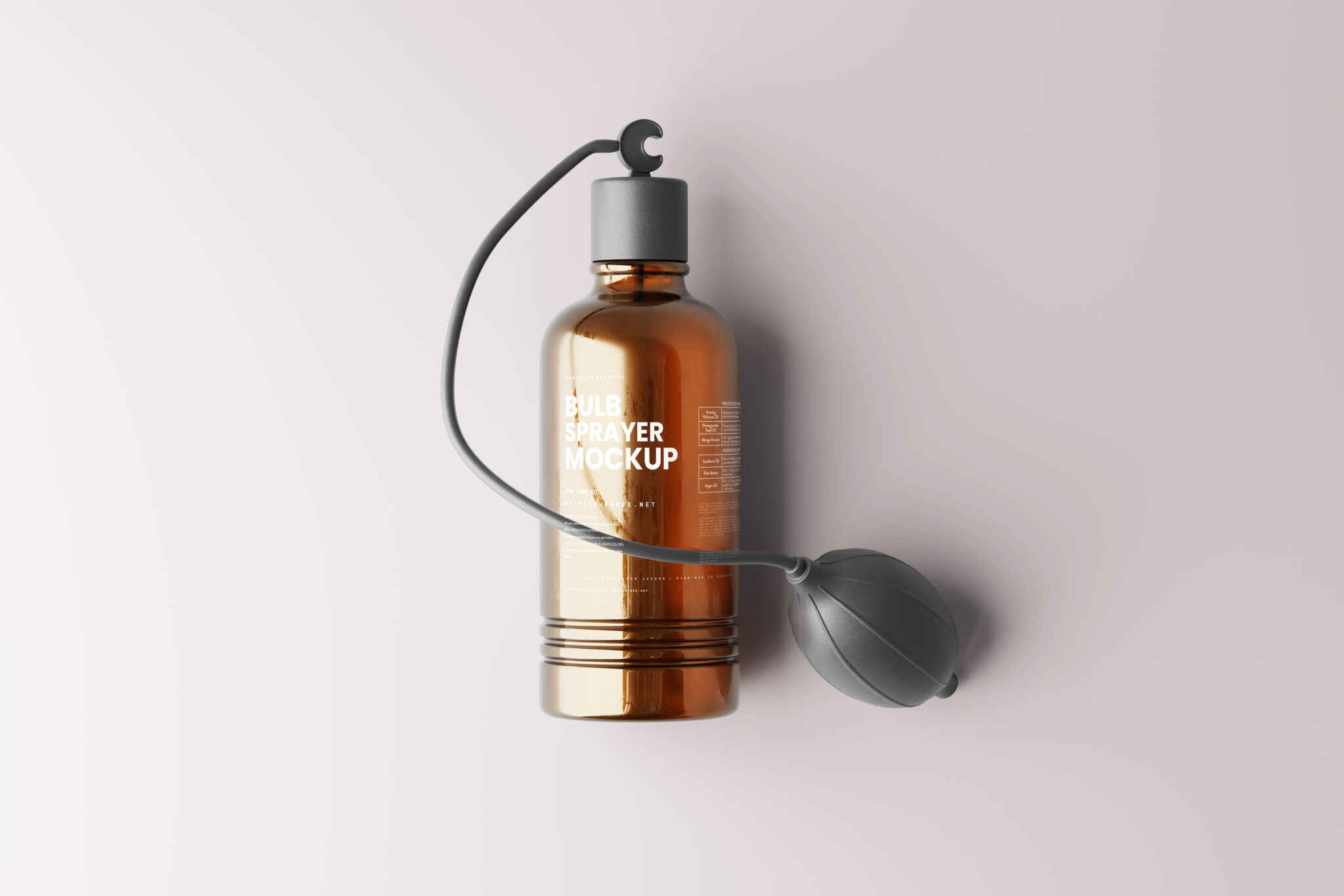 Bulb Sprayer Mockup - Mockup Free