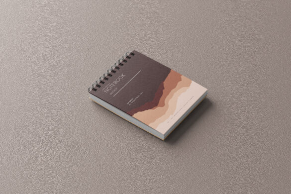 Notebook Branding Mockups - Mockup Free