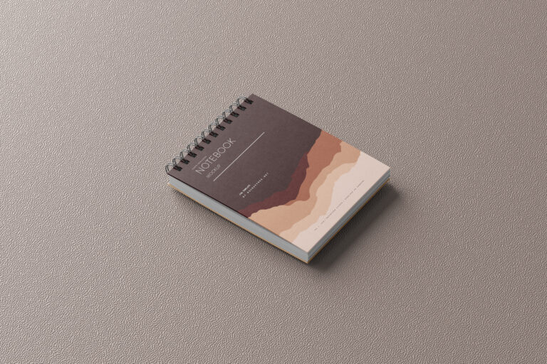 Notebook Branding Mockups - Mockup Free