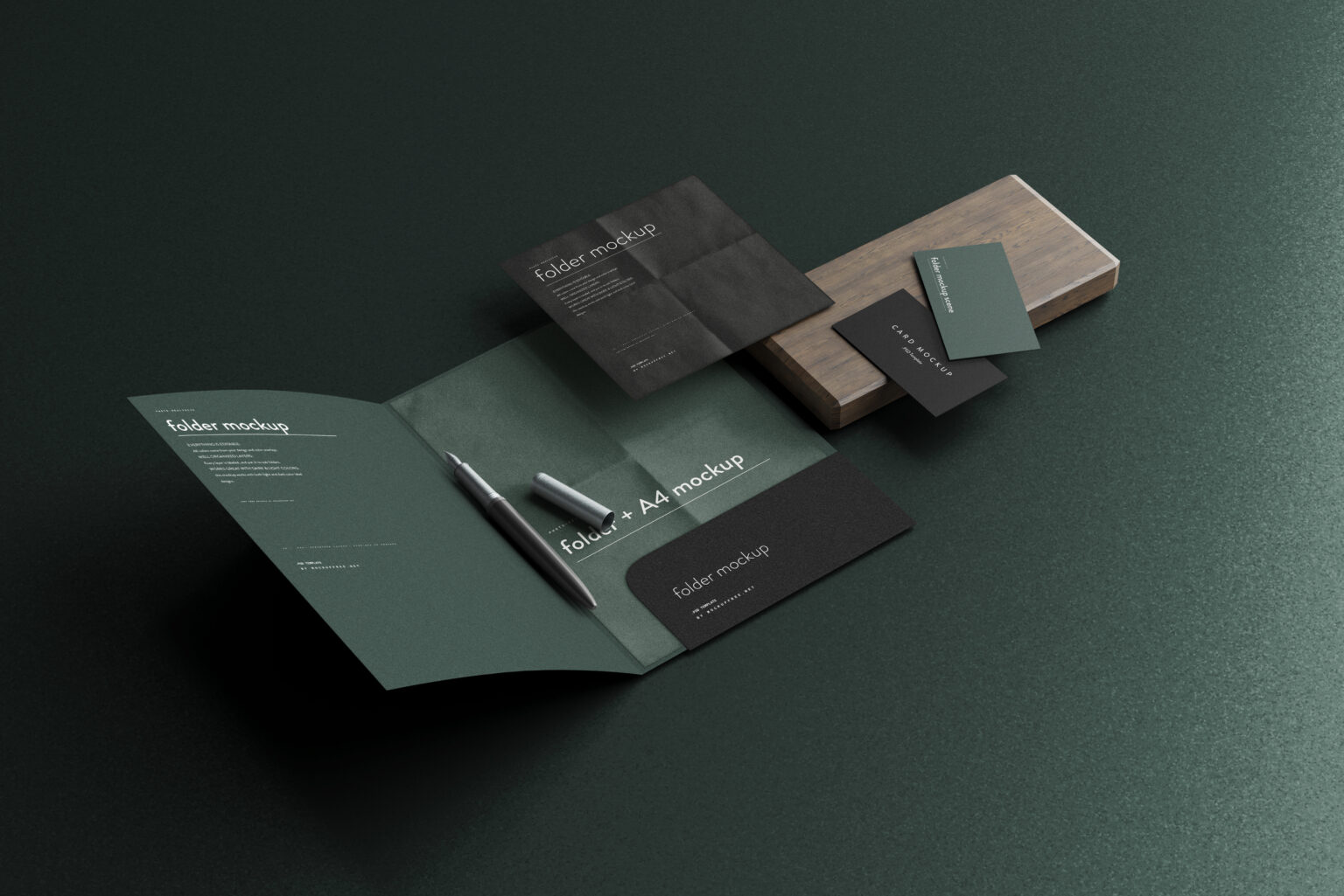 A4 size folder mock up - Mockup Free