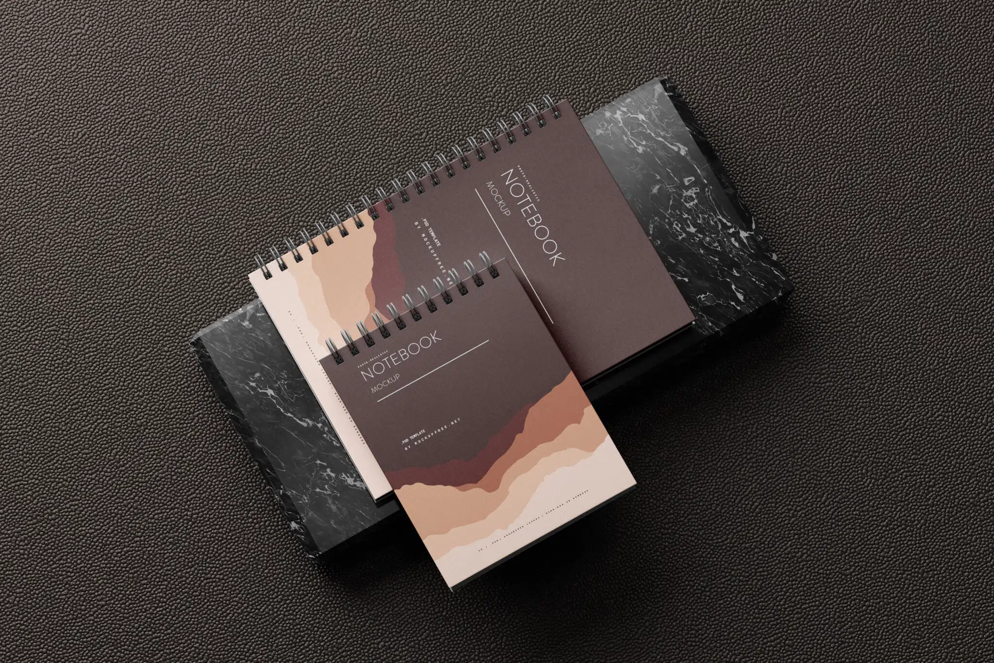 Notebook Branding Mockups - Mockup Free