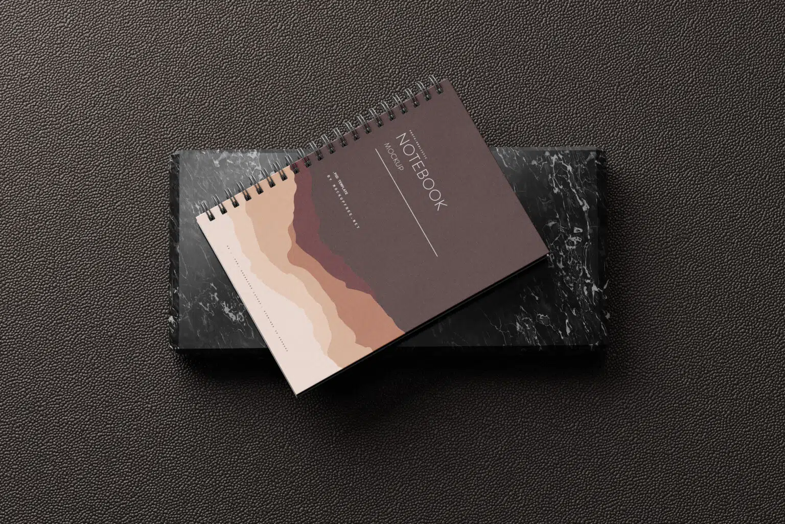 Notebook Branding Mockups - Mockup Free