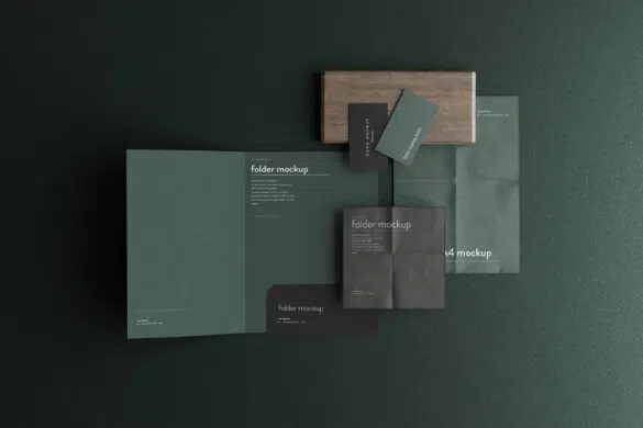 Photoshop PSD folder Mockups, Download folder Mockups Free