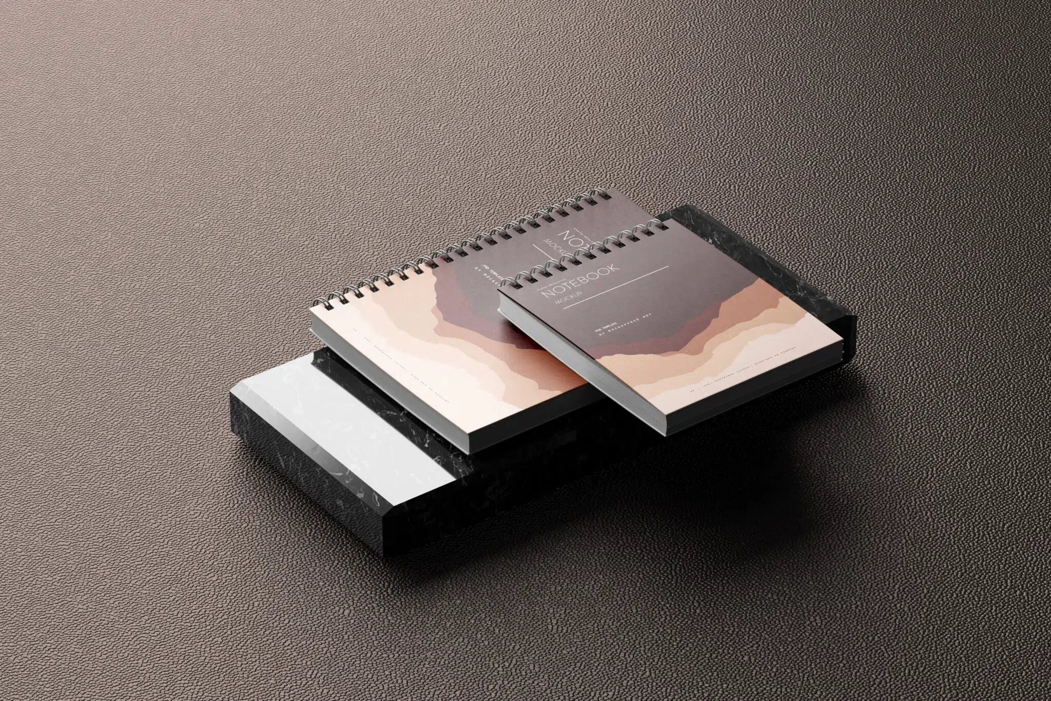 Notebook Branding Mockups - Mockup Free