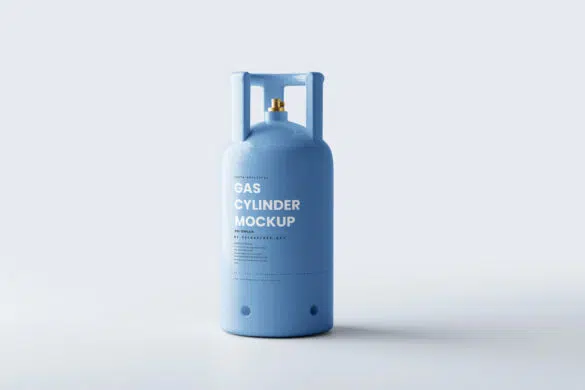 Gas Cylinder Mockup - Mockup Free