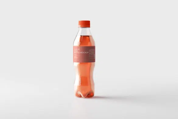 Plastic Soda Bottle Mockup - Mockup Free