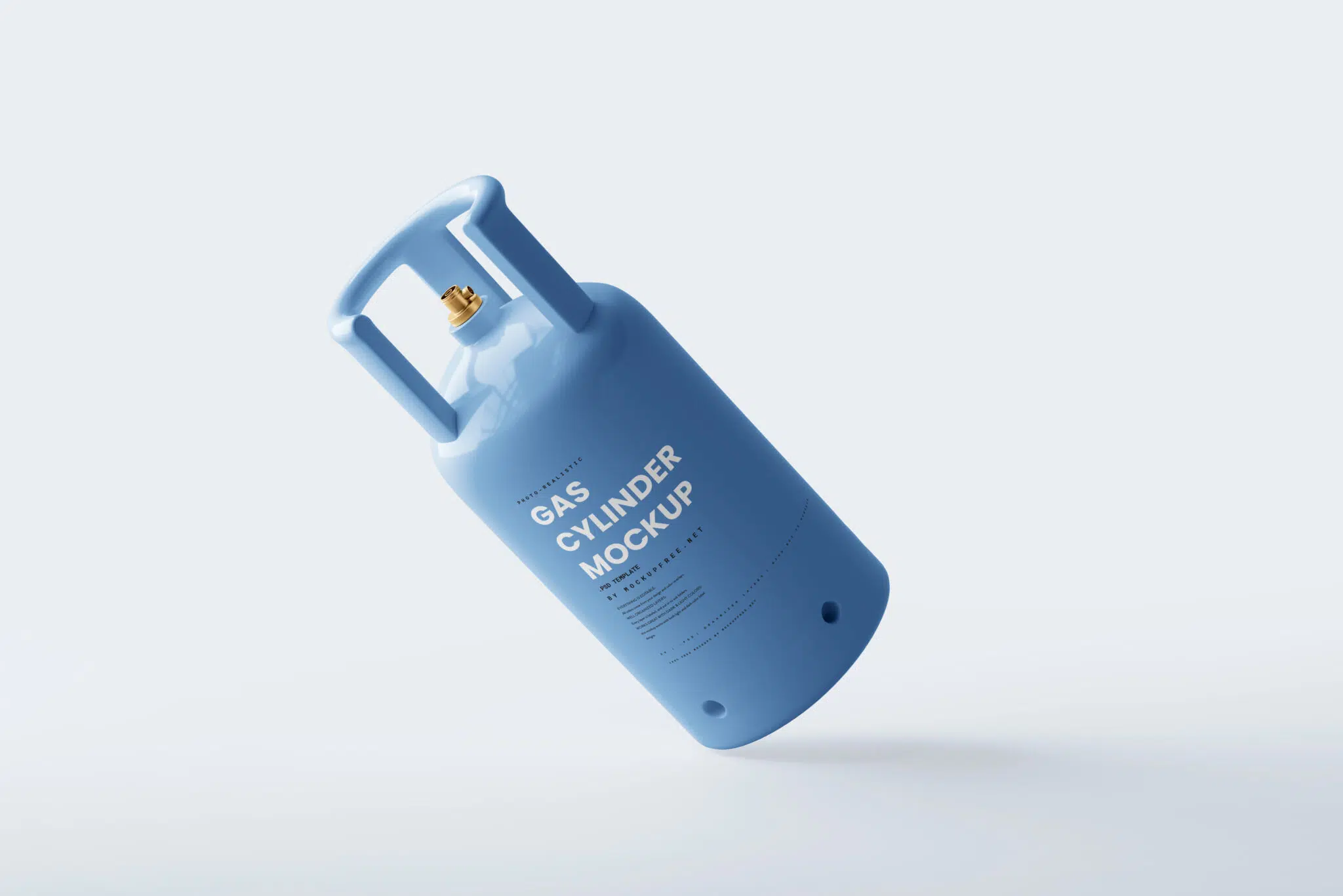 Gas Cylinder Mockup - Mockup Free