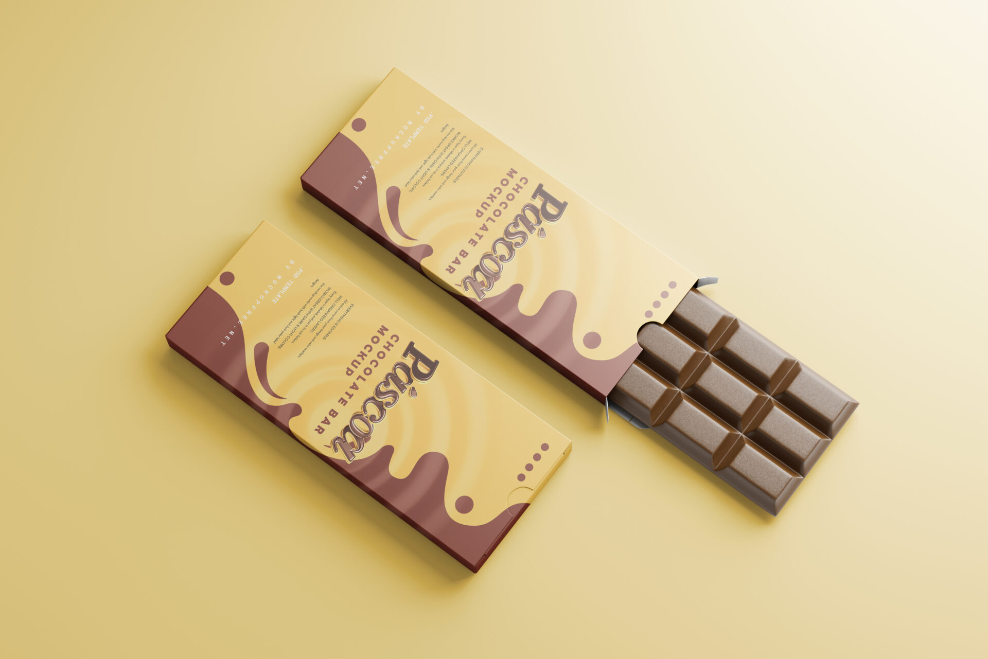 Chocolate Bar Mockup - Mockup Free