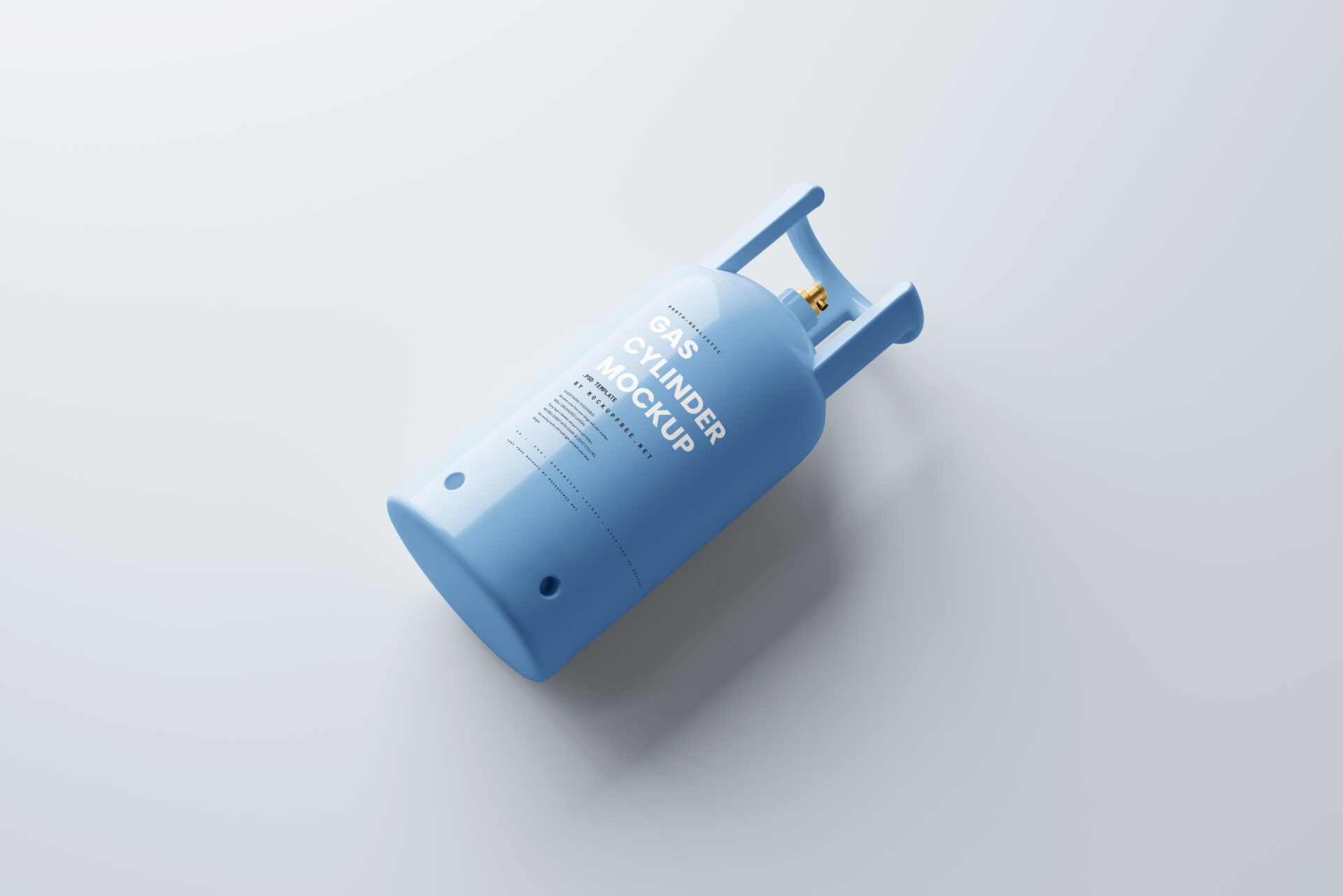 Gas Cylinder Mockup - Mockup Free