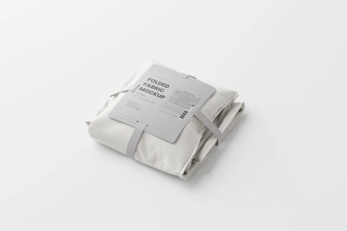 Folded Fabric Mockup Mockup Free