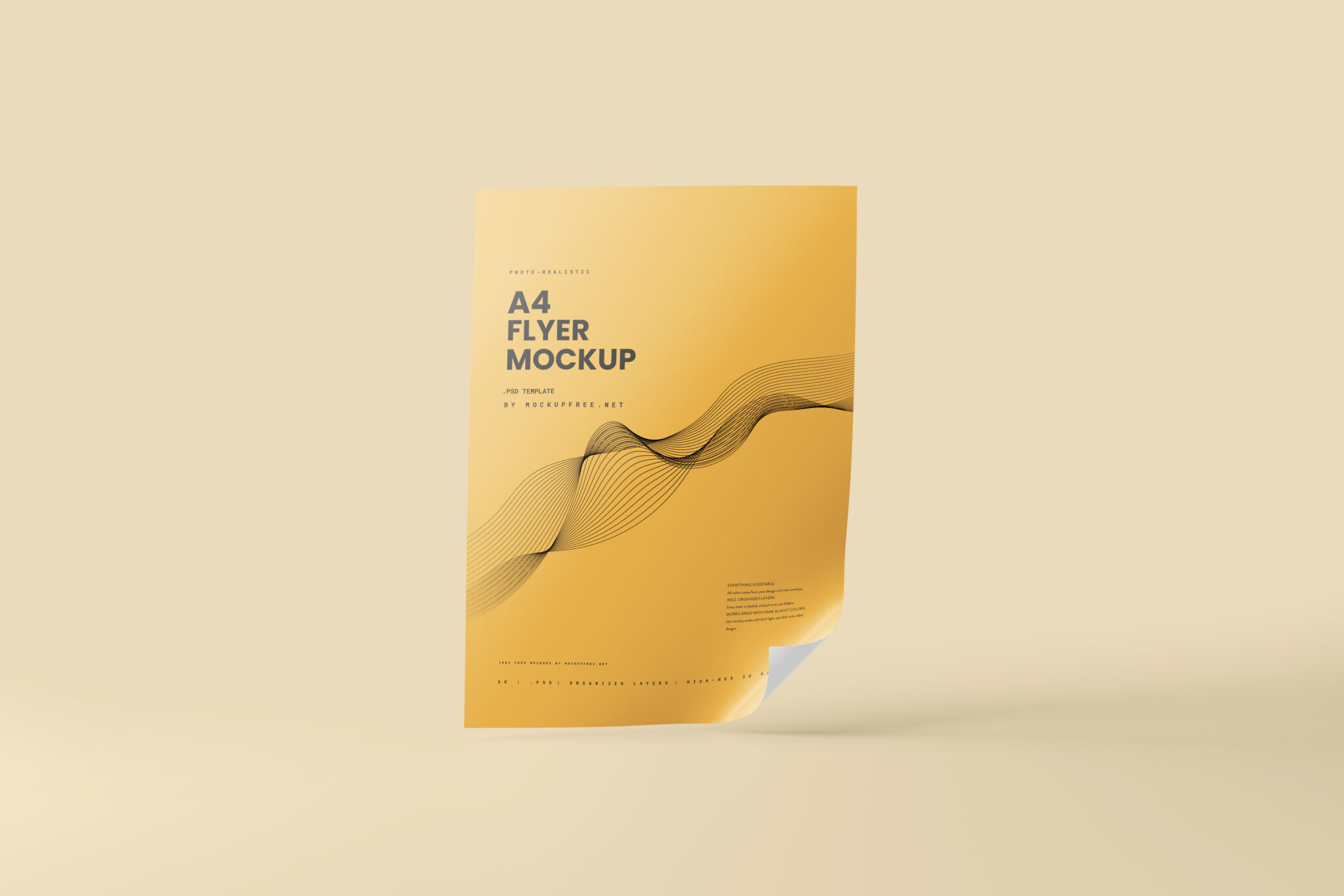 A4 / A5 Flyer Mockups - Mockup Free