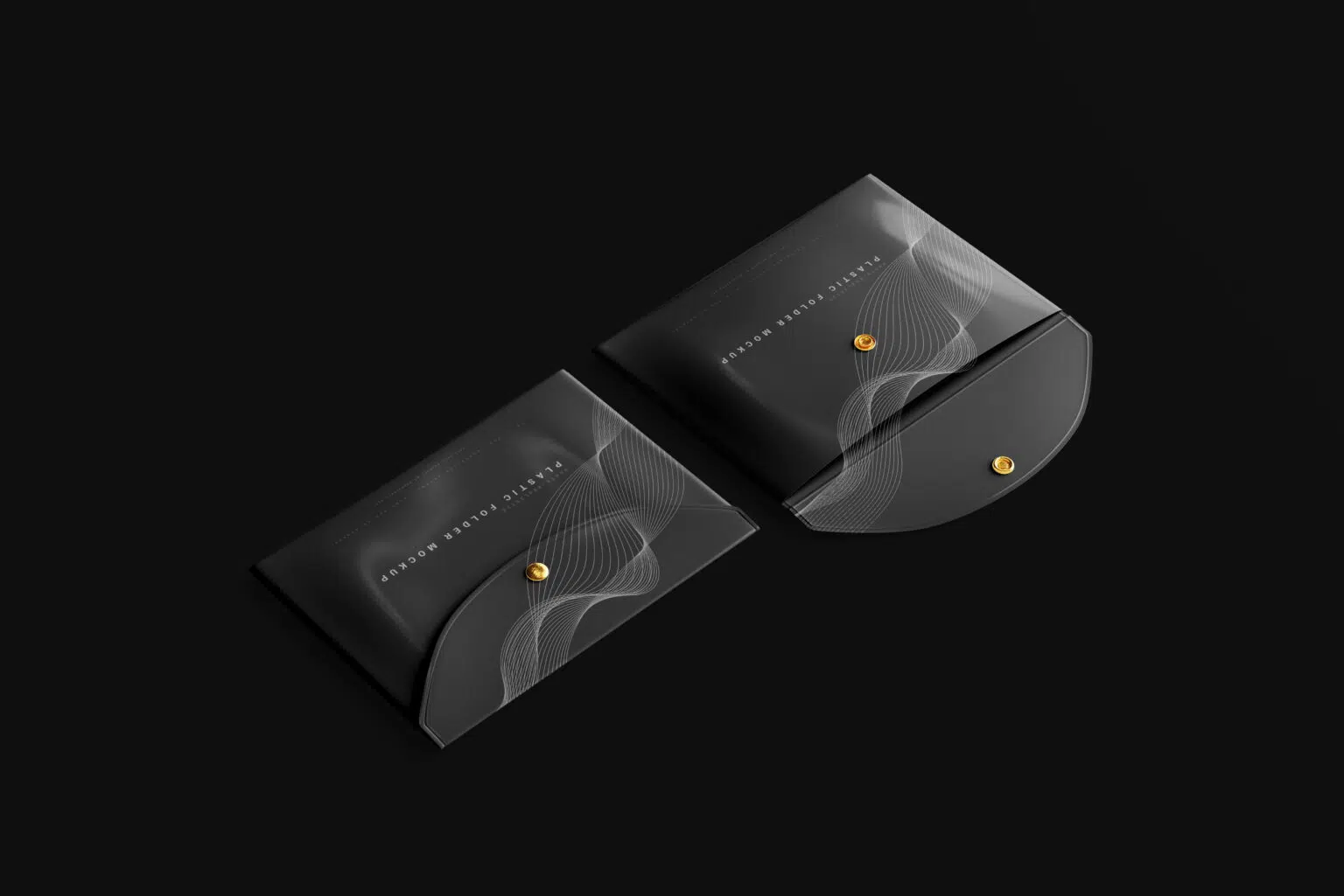 Plastic Folder Mockup - Mockup Free