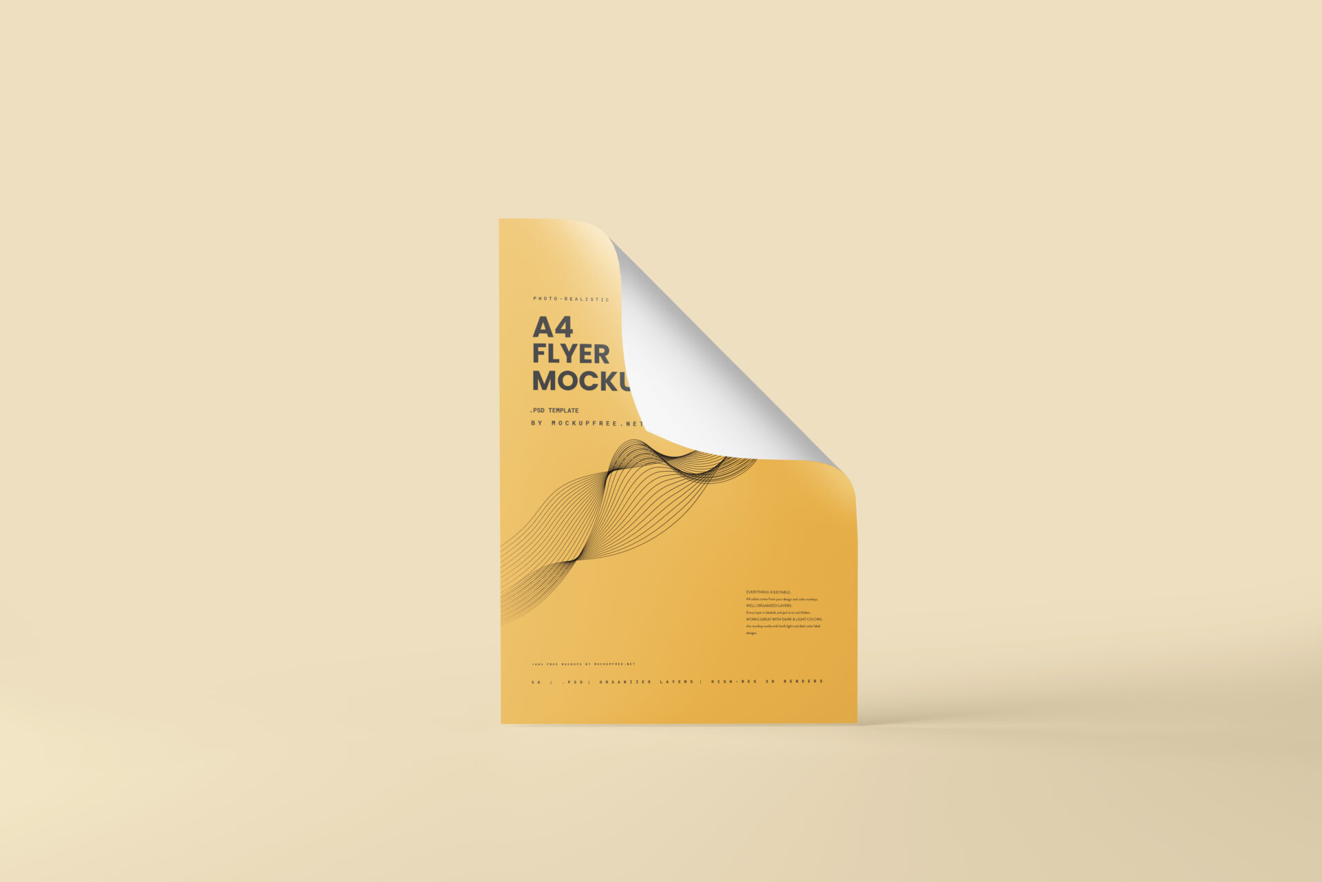 A4 / A5 Flyer Mockups - Mockup Free