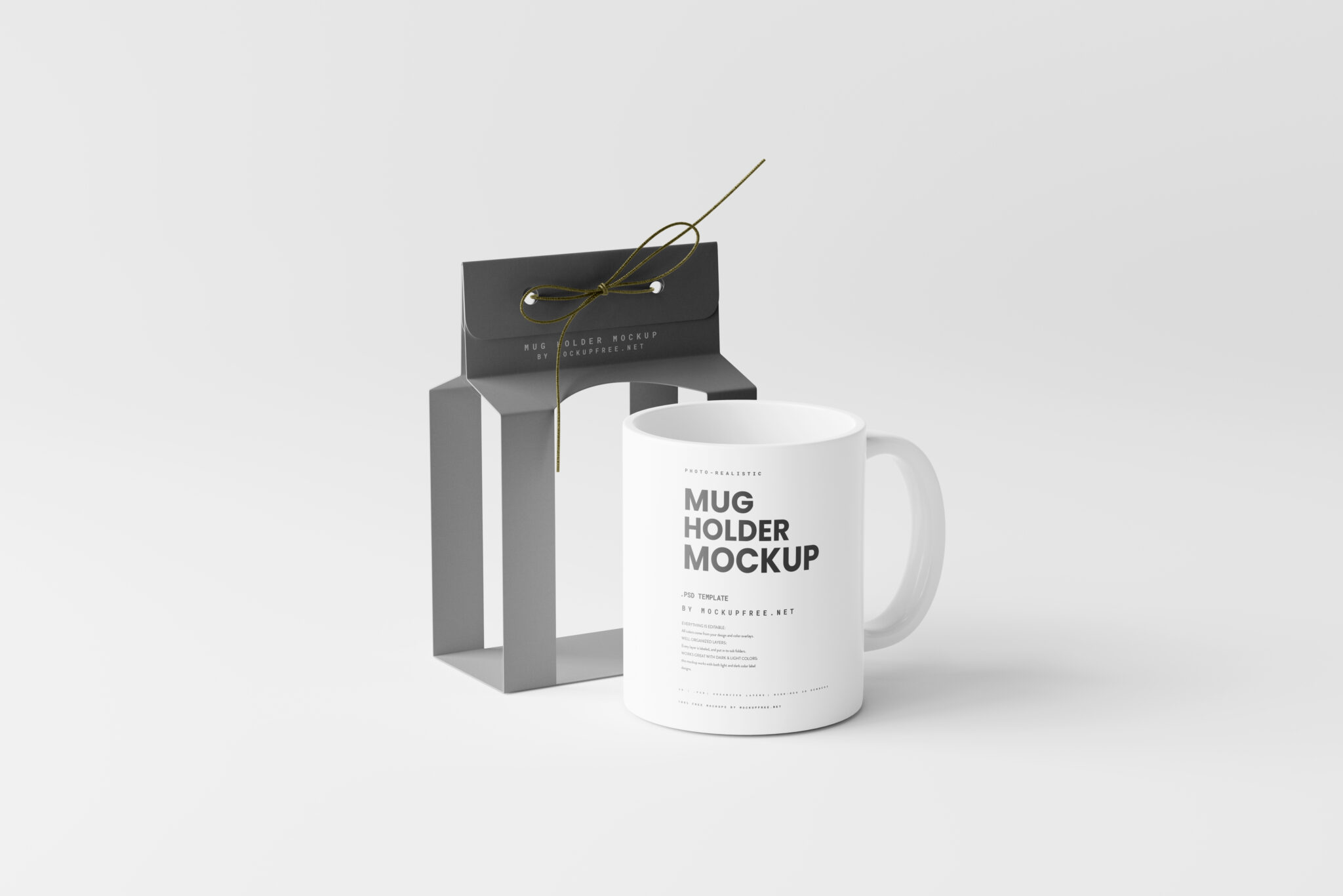 Mug Holder Mockup - Mockup Free