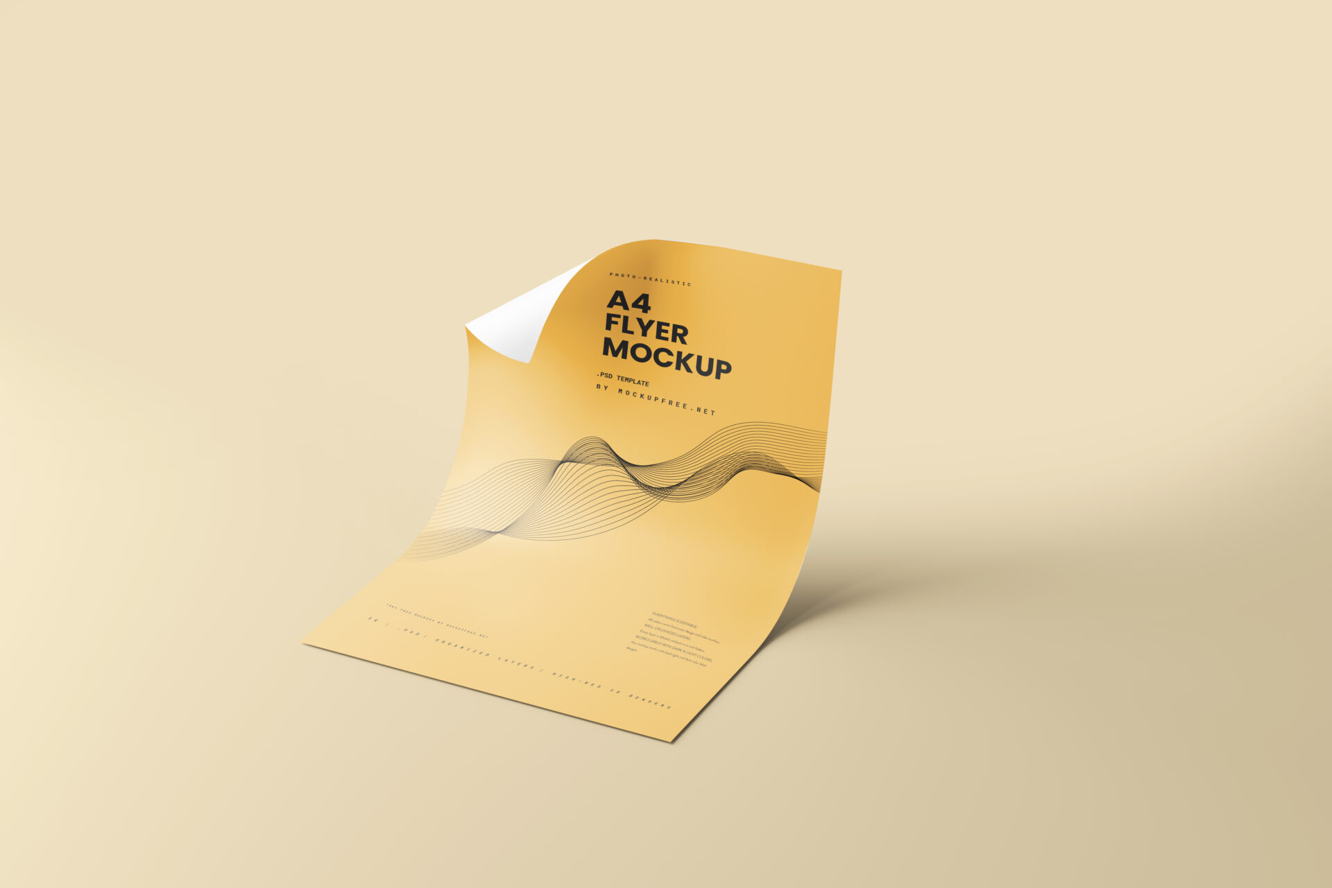 A4 / A5 Flyer Mockups - Mockup Free