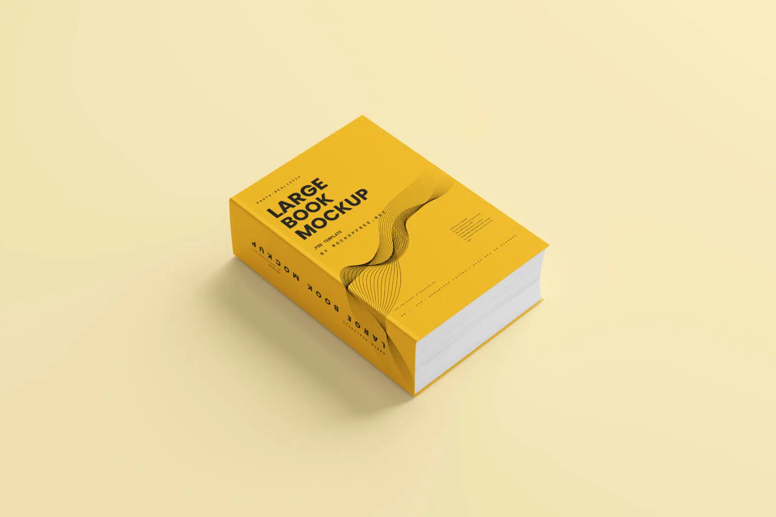 Large Book Mockups - Mockup Free