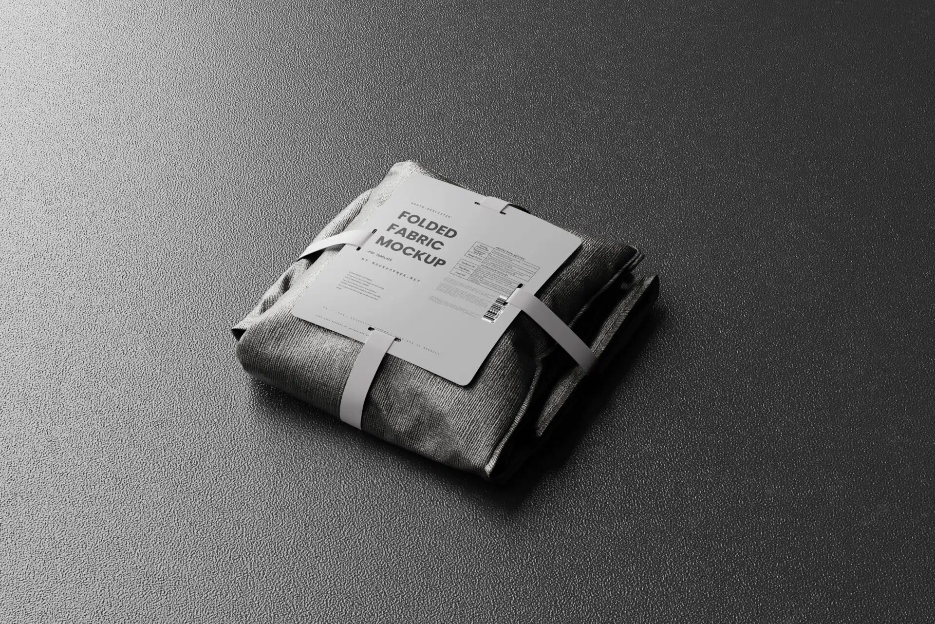 Folded Fabric Mockup - Mockup Free