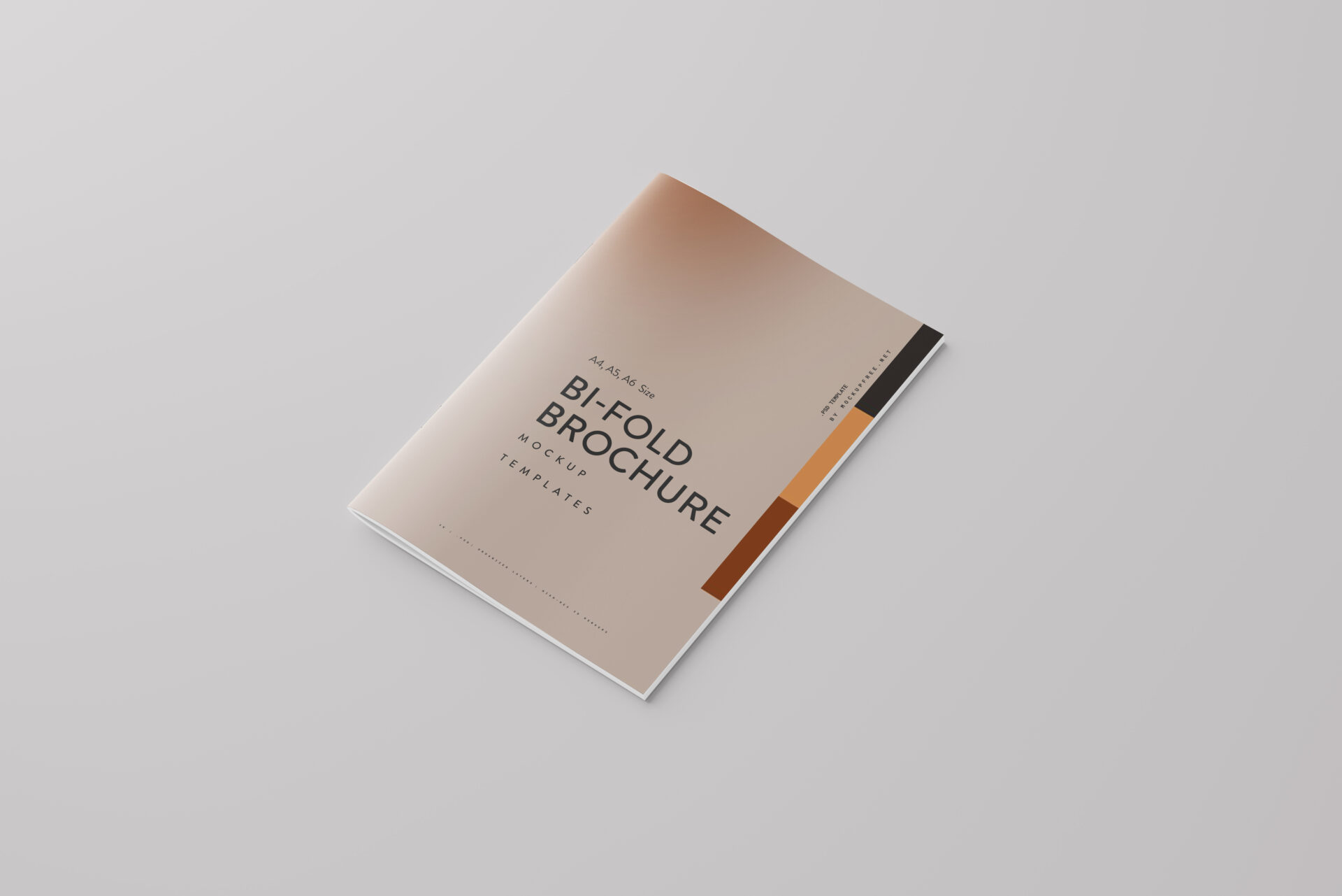 Bi-Fold Multiple Pages Brochure Mockups - Mockup Free