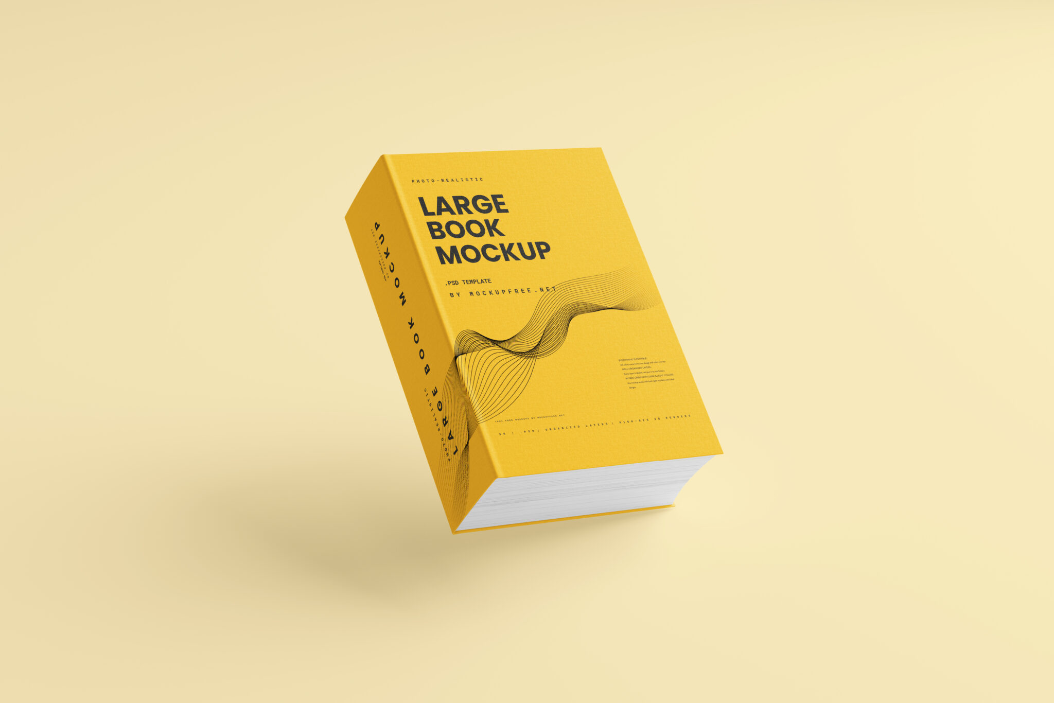 Large Book Mockups - Mockup Free