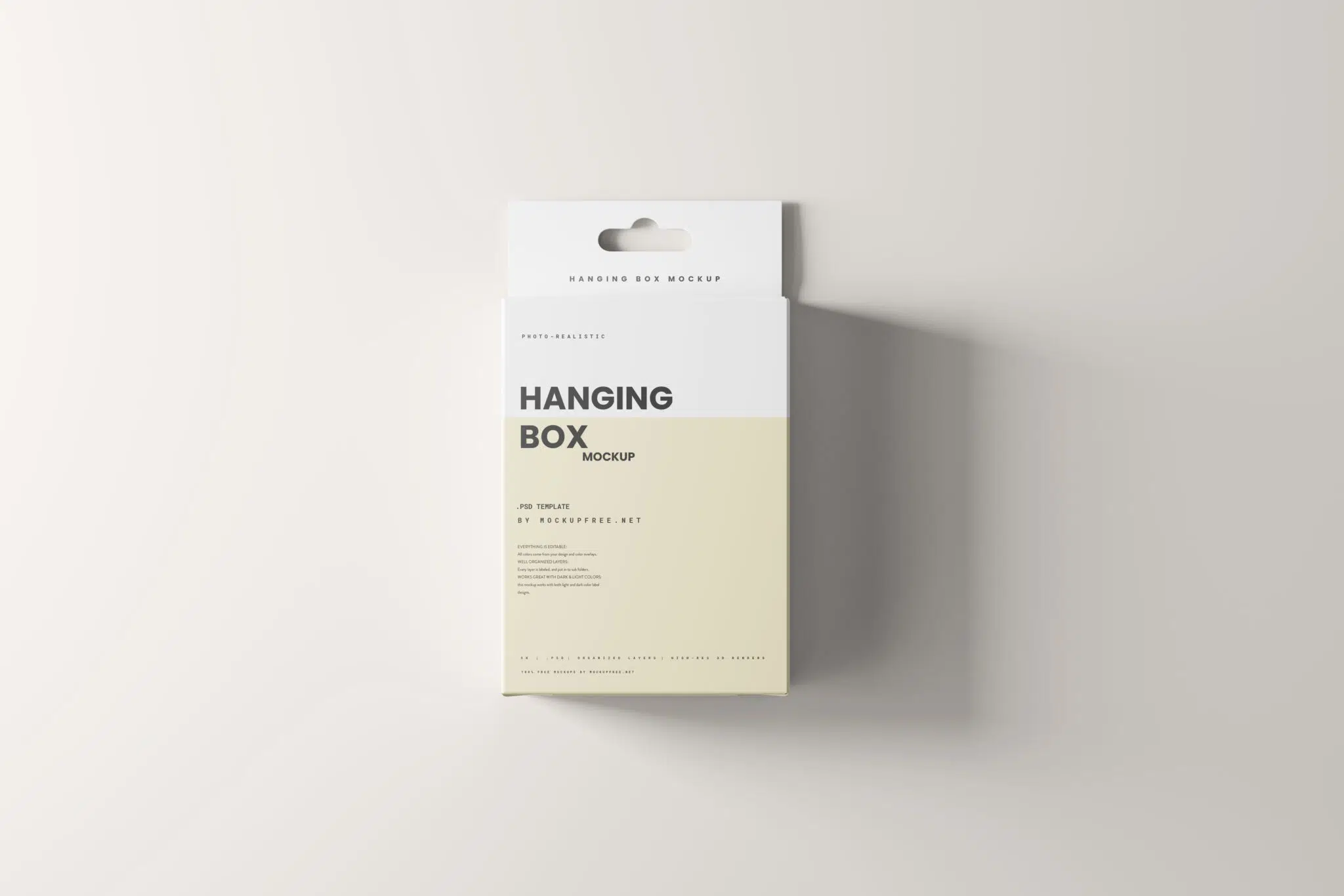 Hanging Box Mockup - Mockup Free