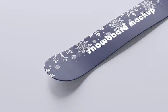 Snowboard Mockups - Mockup Free