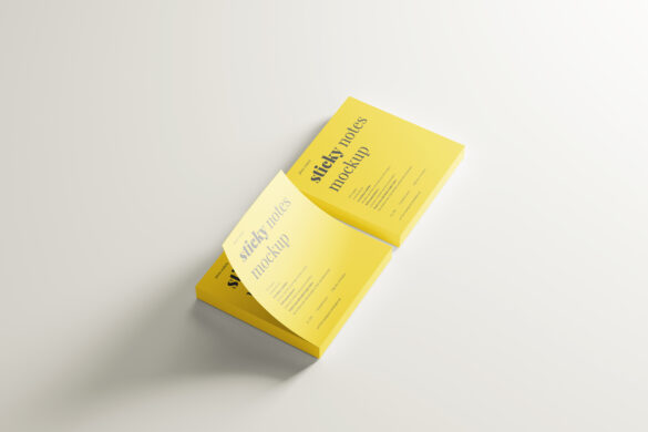 Sticky Note Mockups - Mockup Free